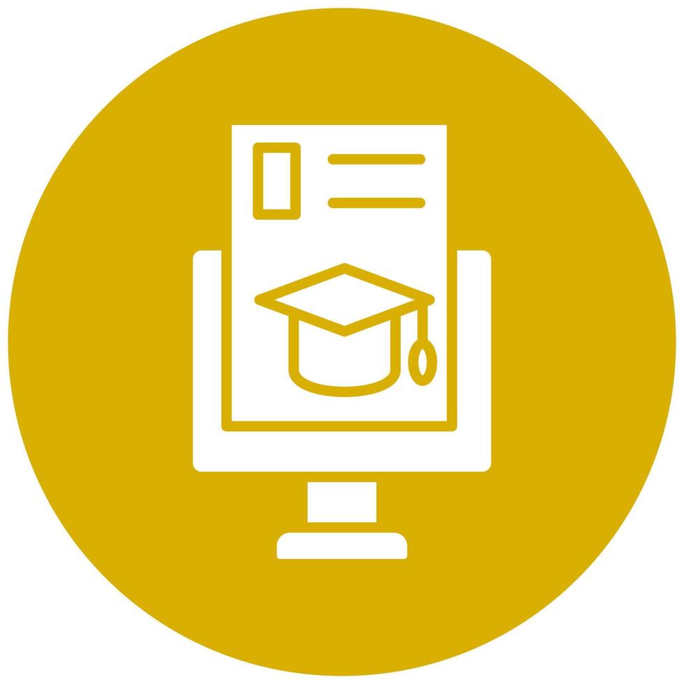 Vector Design Computer Science Degree Vector Icon Style 22193951 Vector ...