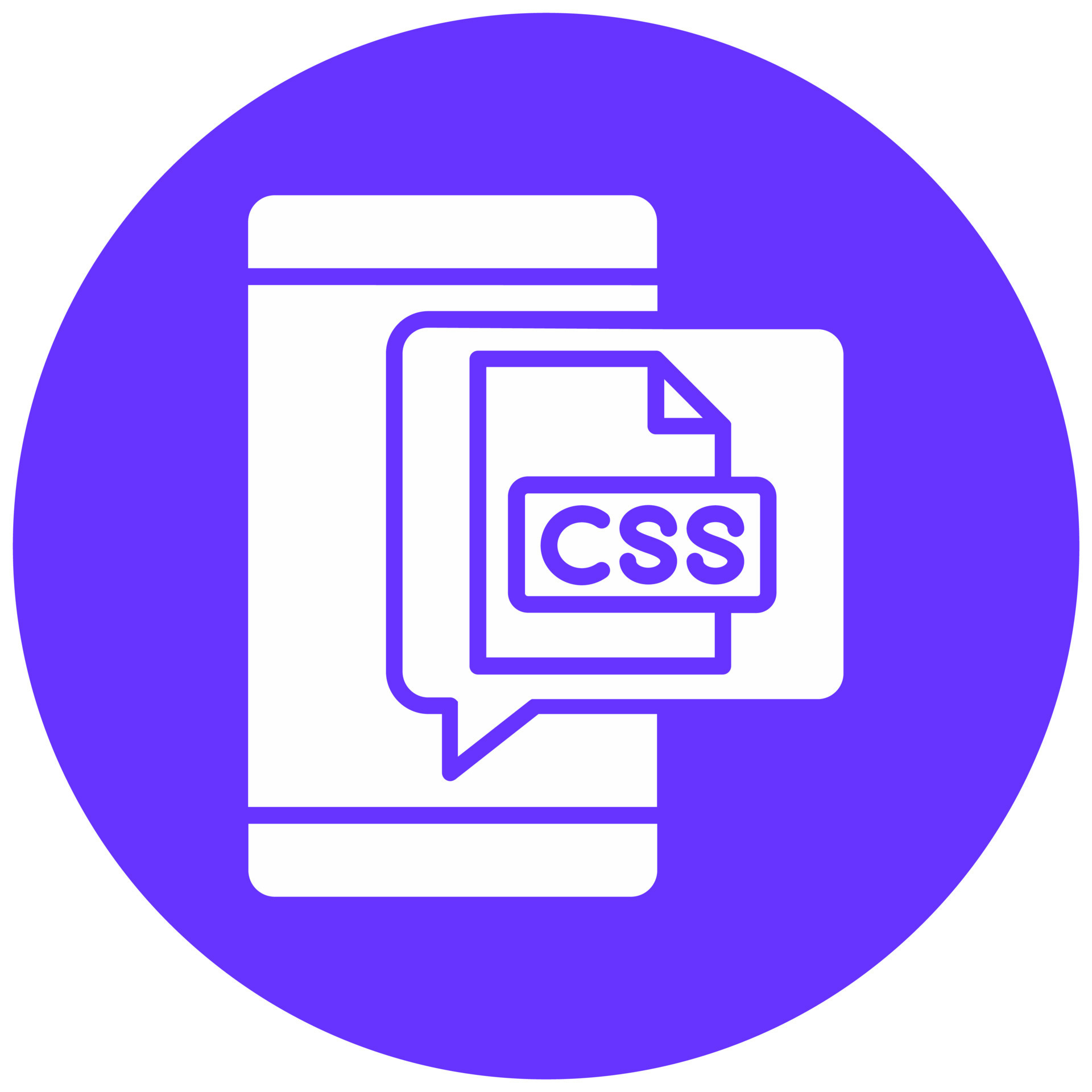 Css Vector Icon Style 22195160 Vector Art At Vecteezy