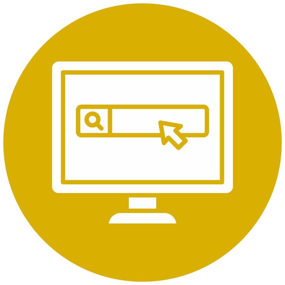 Monitor Vector Icon Style 22197708 Vector Art at Vecteezy