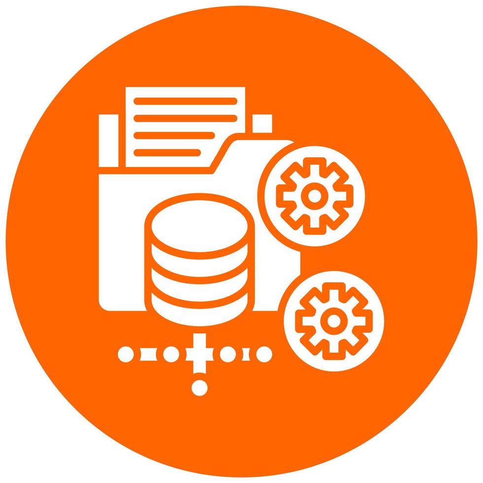 Data Processor Vector Icon Style 22198686 Vector Art At Vecteezy