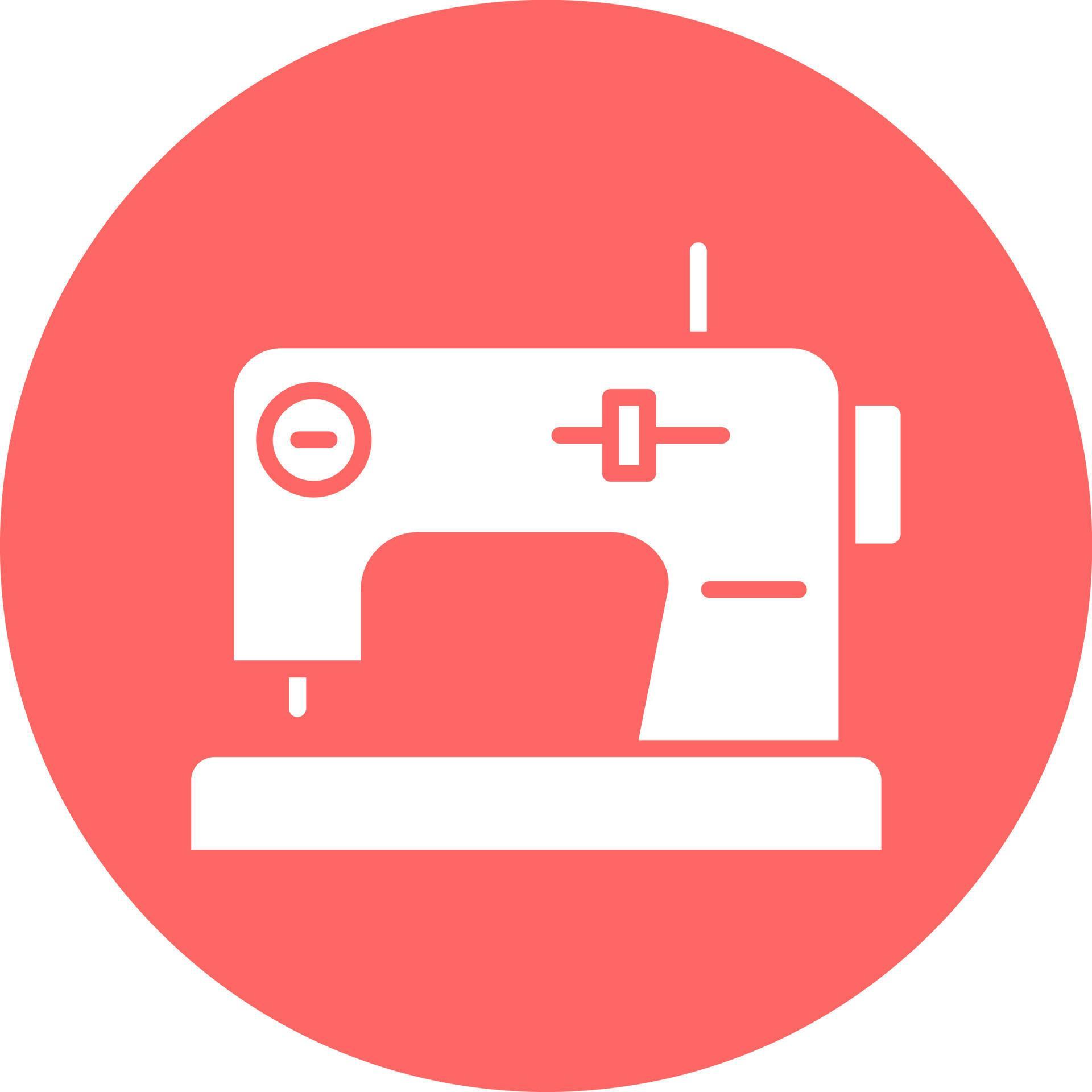 Sewing Machine Vector Icon Style 22200483 Vector Art At Vecteezy