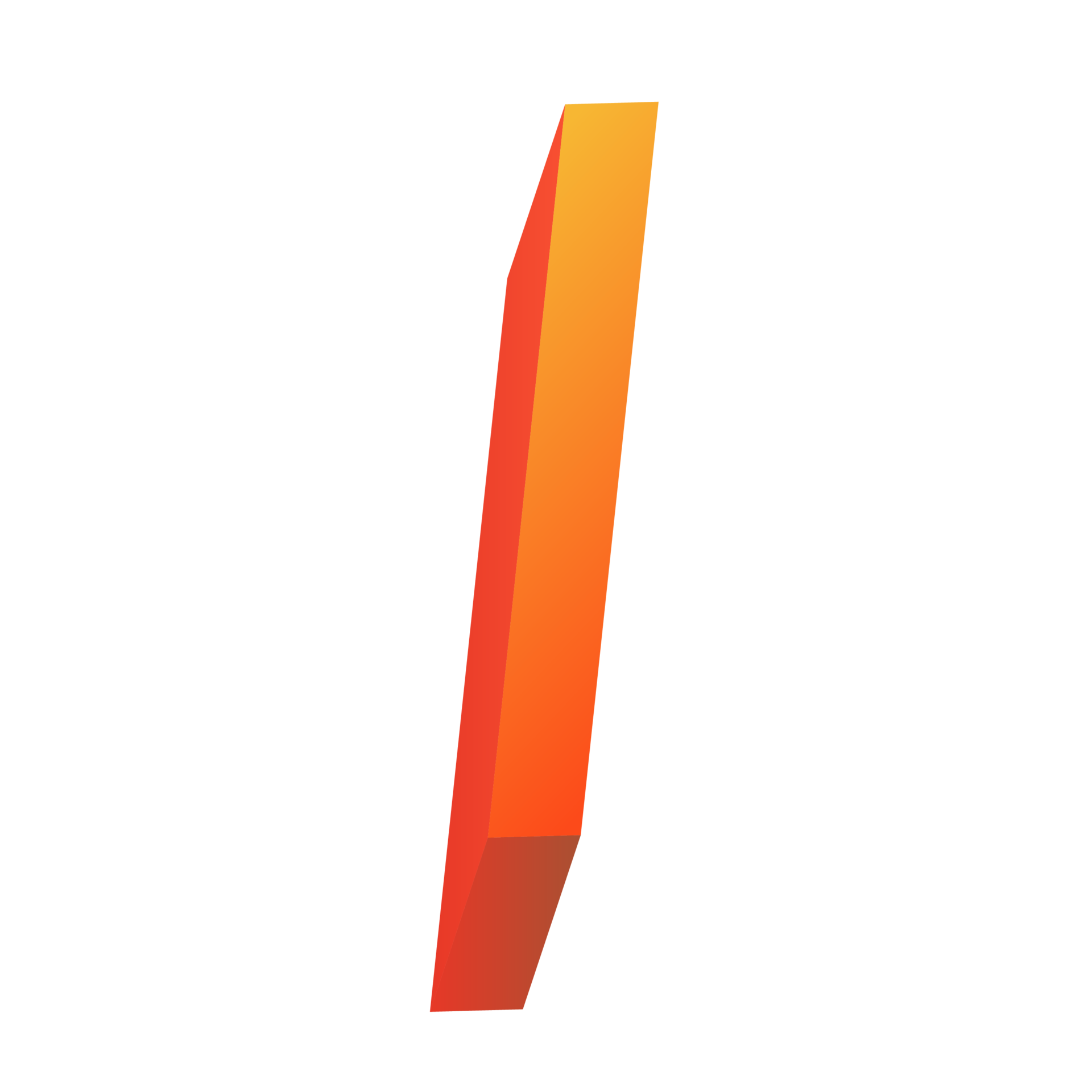 3d Numbers Slash 22207238 Png