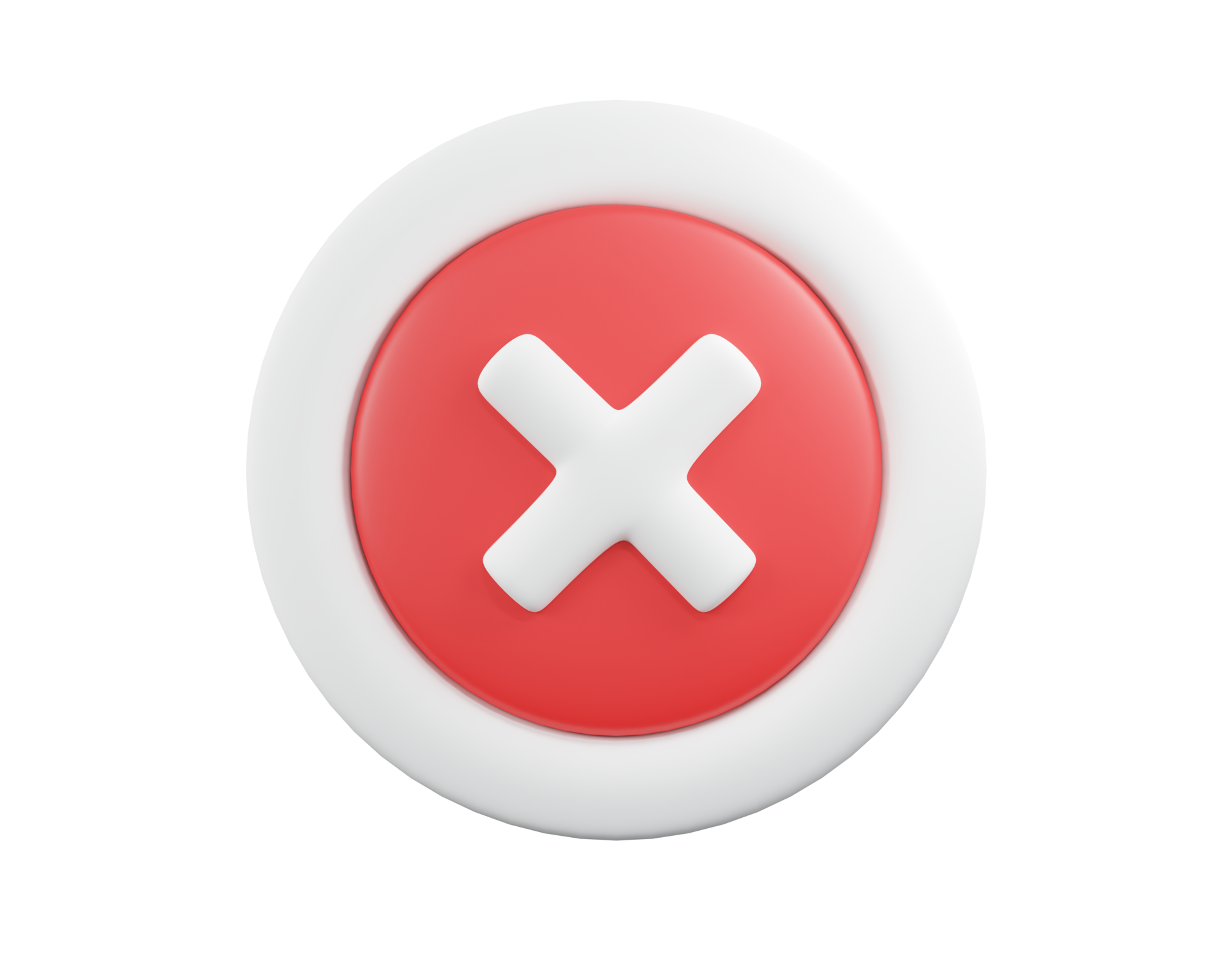 3d rendering Failed icon minimal 22207262 PNG 3d rendering Failed icon minimal 22207262 PNG