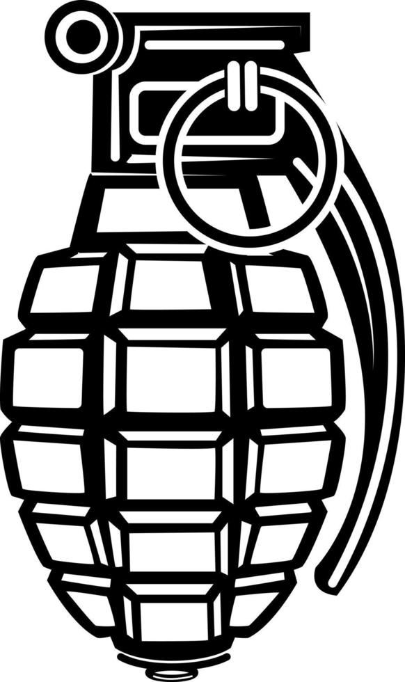 Vector Graphics Of A Hand Grenade, Isolated On Transparent Background ...