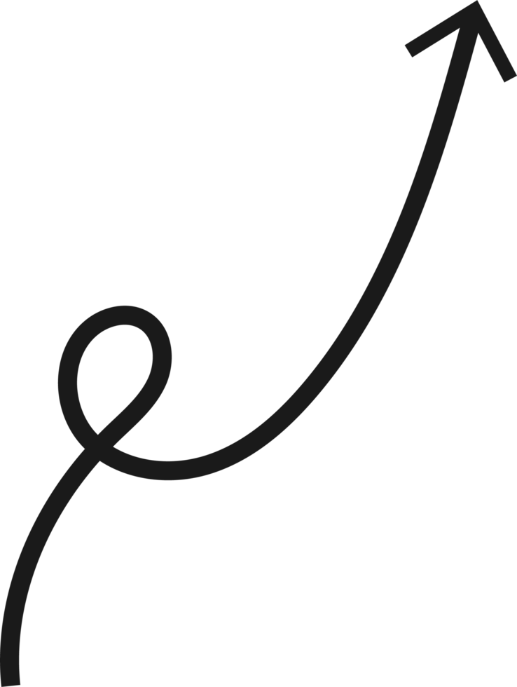 hand- getrokken gebogen pijl vorm geven aan. pijl lijn 22215769 PNG hand- getrokken gebogen pijl vorm geven aan. pijl lijn 22215769 PNG