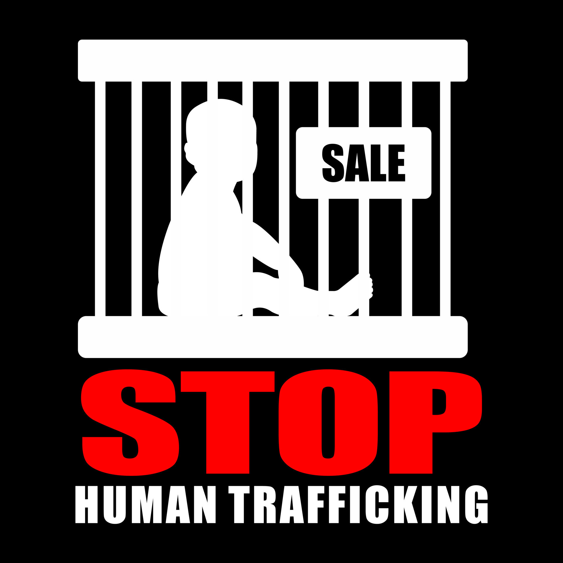Stop Human Trafficking Vector Concept Human Sale 22217548 Vector Art