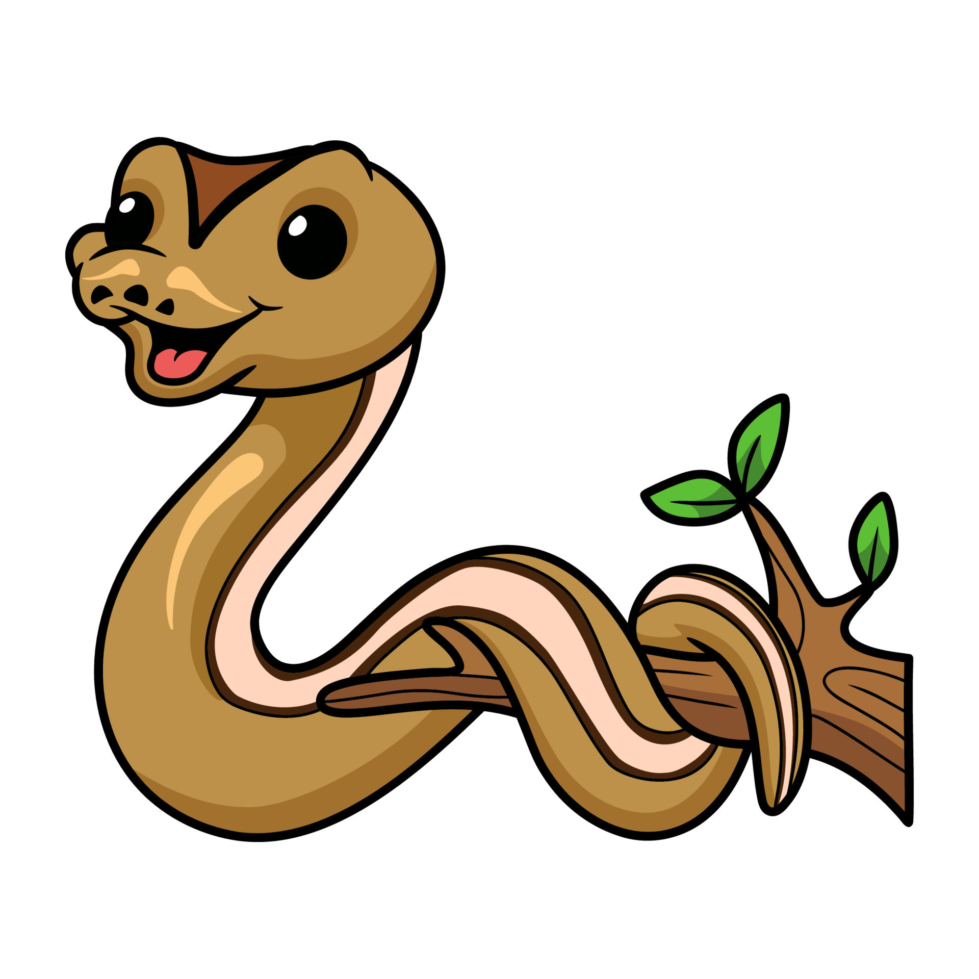 Cute cinnamon super stripe cartoon on tree branch 22217745 Vector Art ...