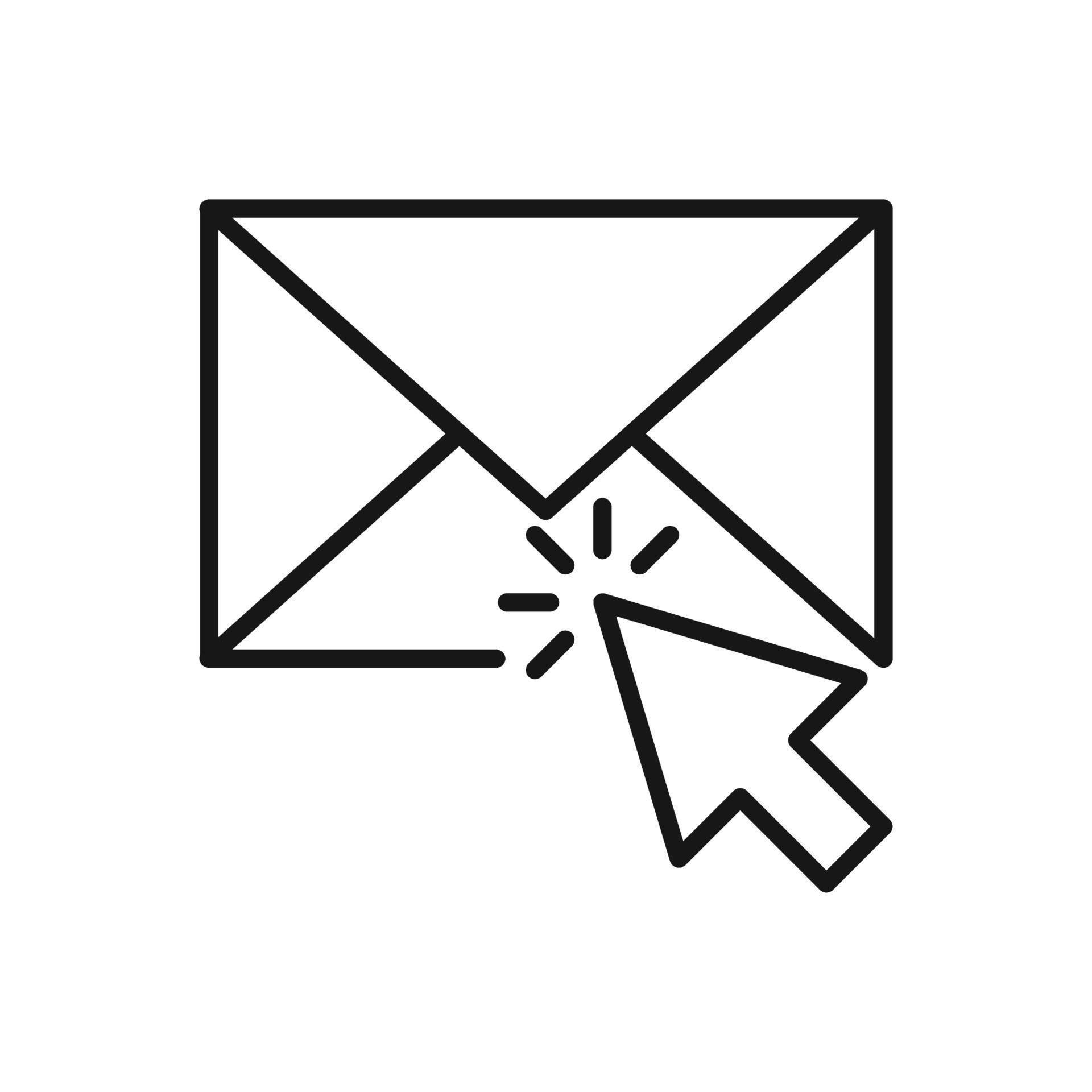 Editable Icon of Click Message, Vector illustration isolated on white ...