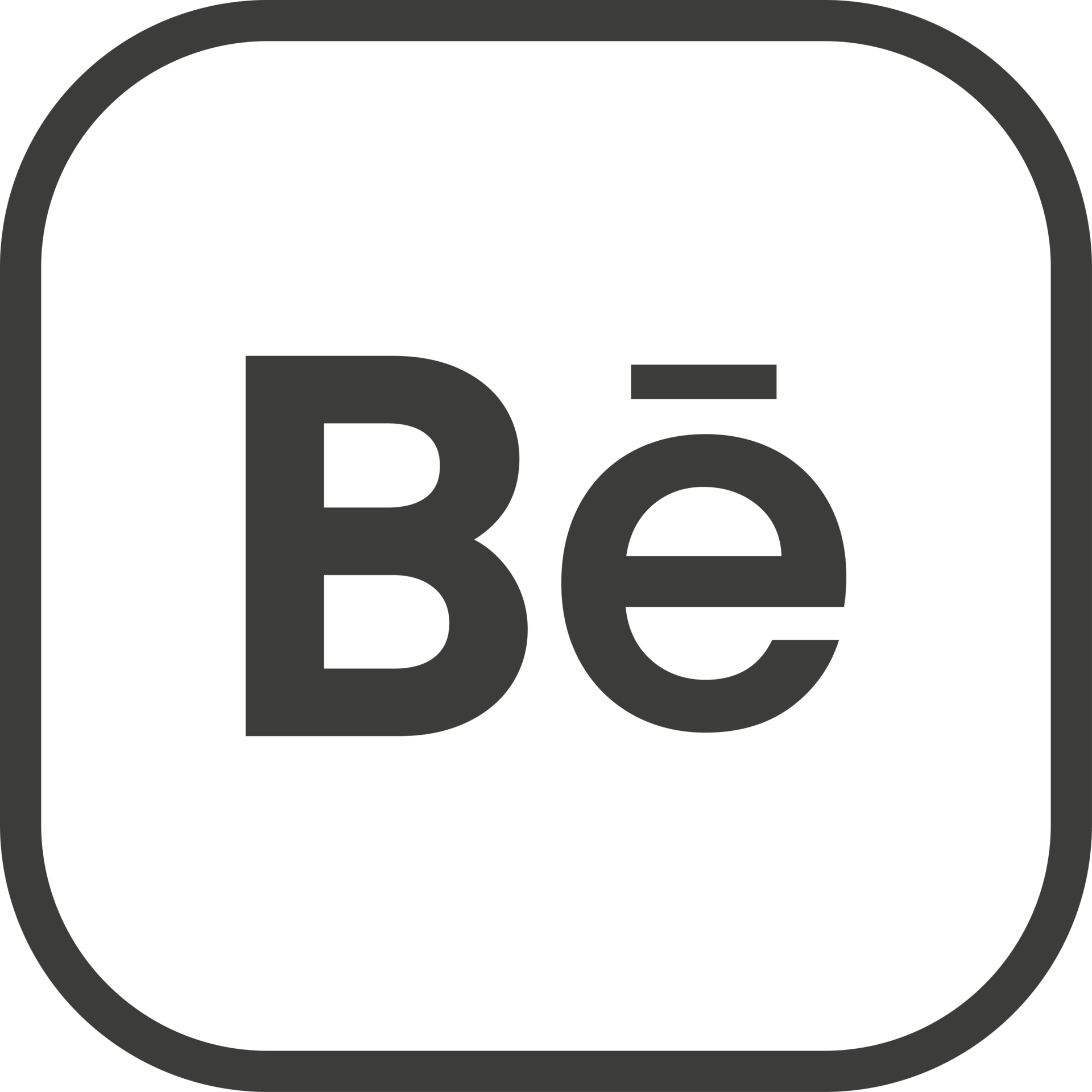 Behance Logo Icon 22227328 PNG