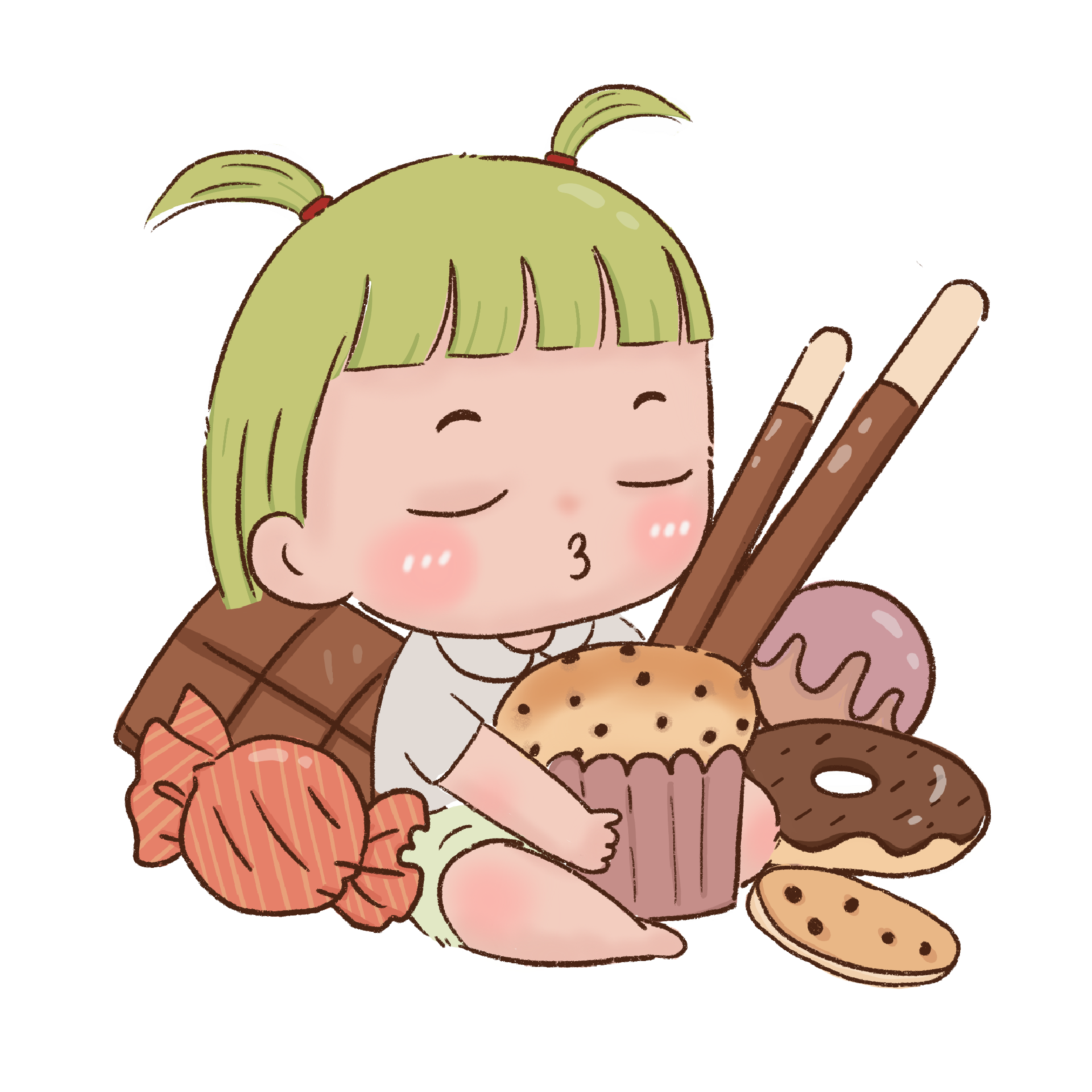 Cute Chubby Girl 22227589 Png 6397