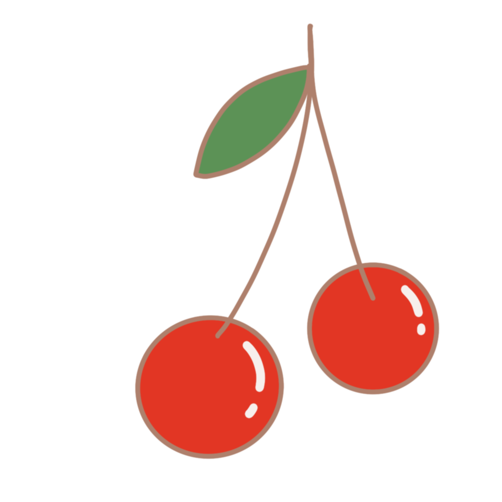 Red Cute Cherry 22227591 Png
