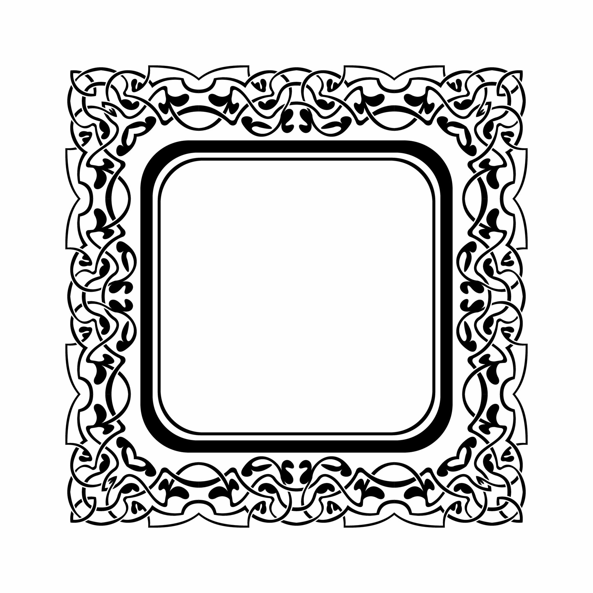 Vintage Ornate Seamless Border Vector Set Concept Pattern In Traditional Style Curls And