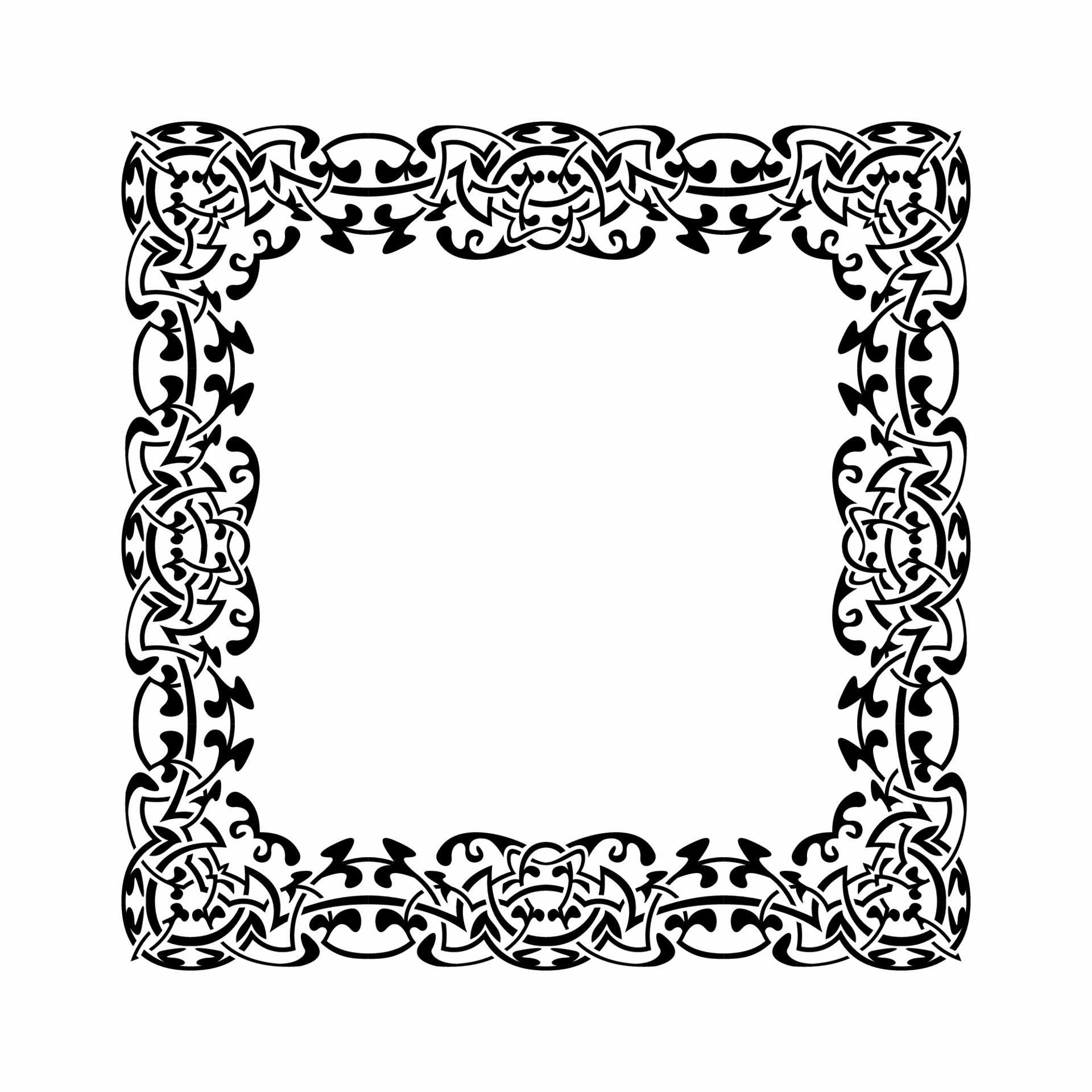 Vintage Ornate Seamless Border Vector Set Concept Pattern In Traditional Style Curls And