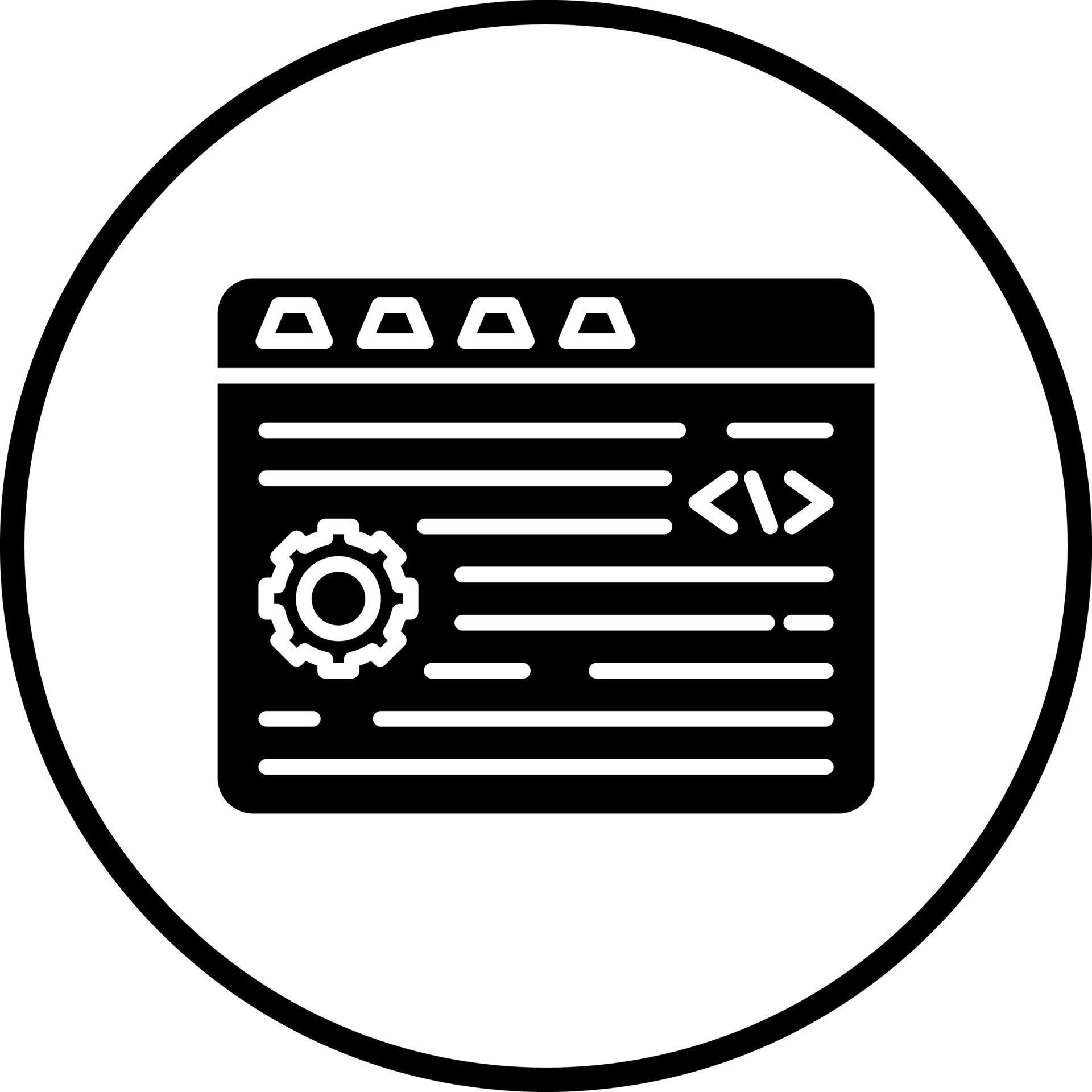 Vector Design Programming Vector Icon Style 22231971 Vector Art At Vecteezy