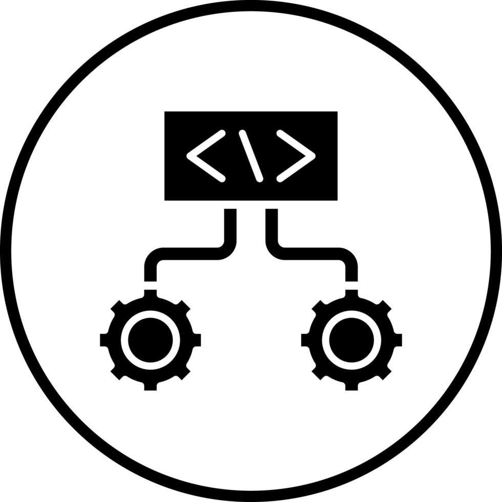 Vector Design Code Setting Vector Icon Style 22231975 Vector Art at ...