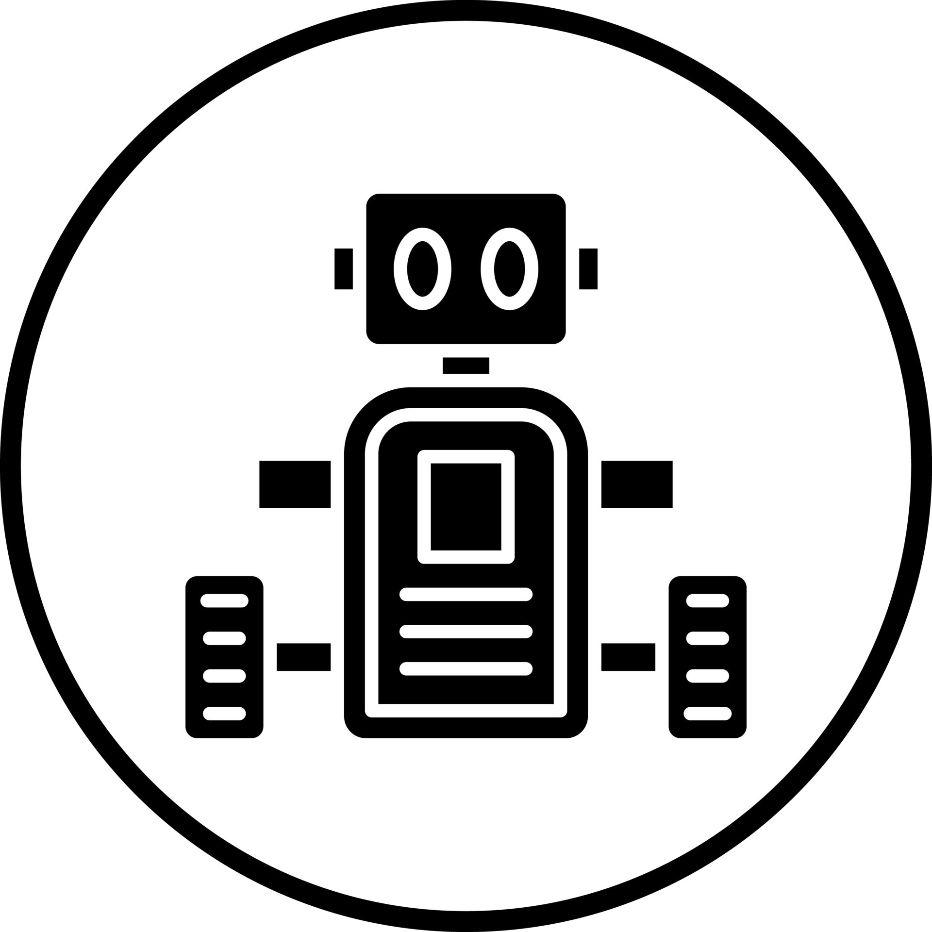 Vector Design Mobile Robot Vector Icon Style 22232945 Vector Art at ...