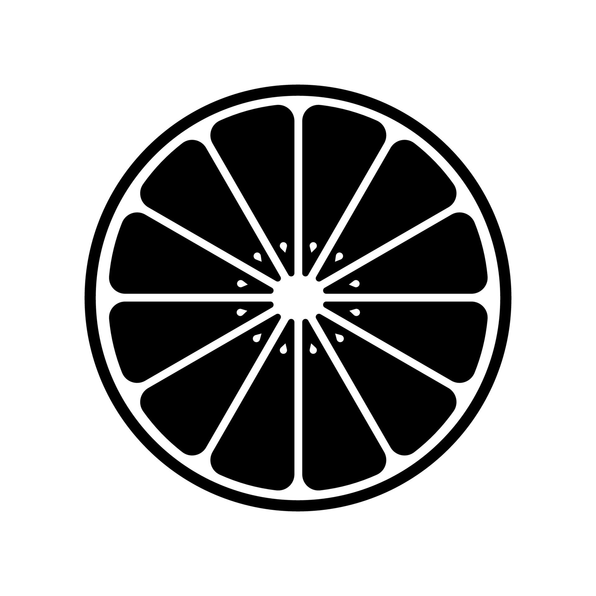 naranja icono ilustración vector 22233029 Vector en Vecteezy