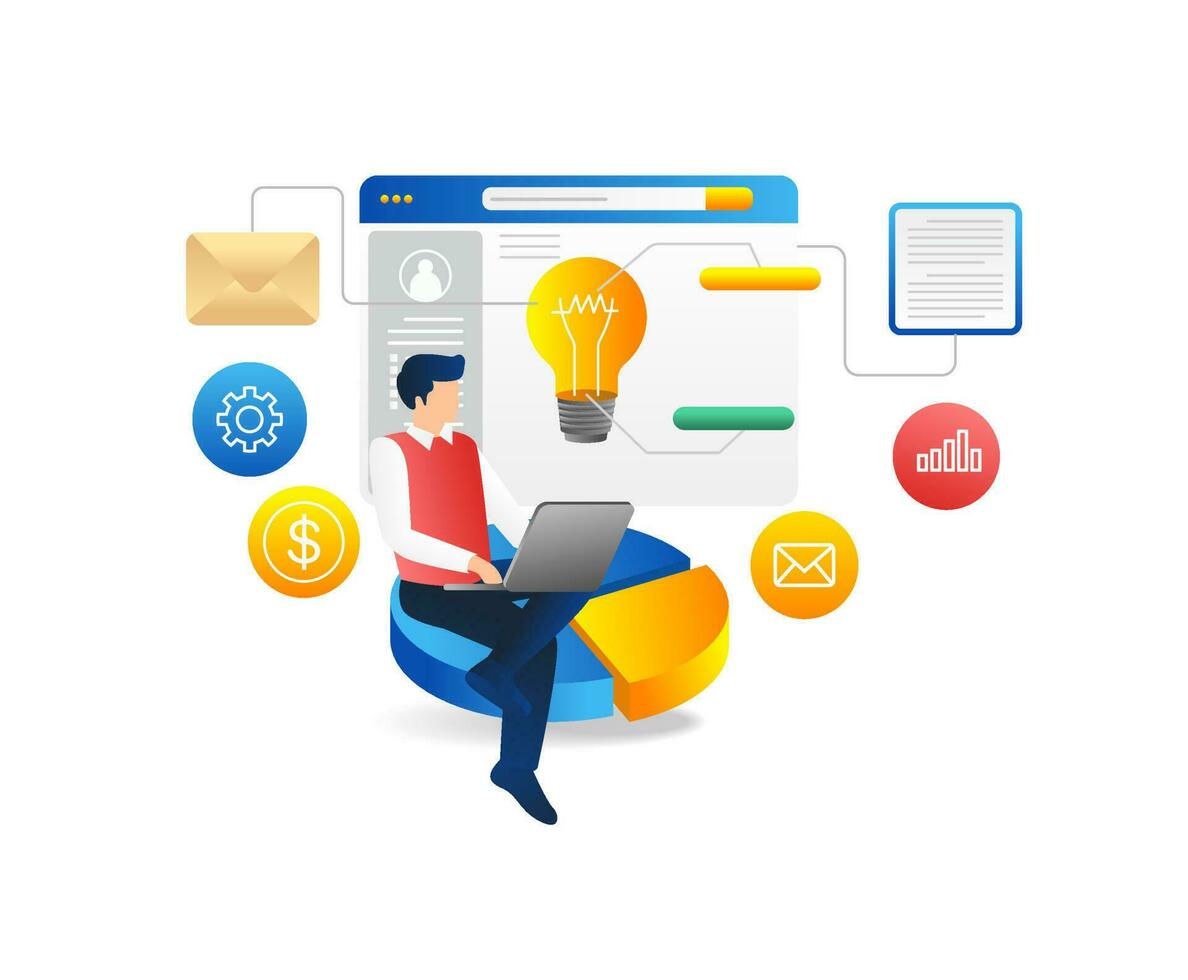 Flat Design Modern Vector Illustration Concept For Web And Mobile App Development 22234140
