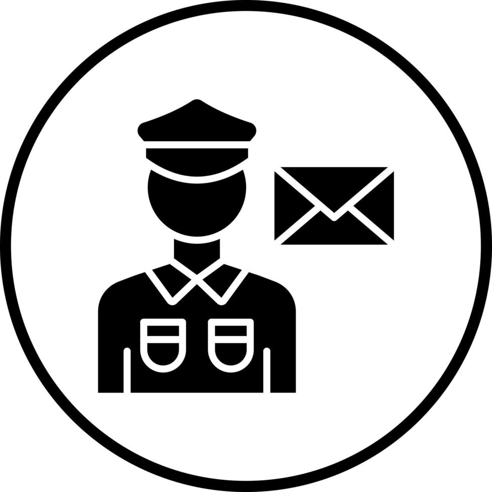 Postman Vector Icon Style 22235874 Vector Art at Vecteezy