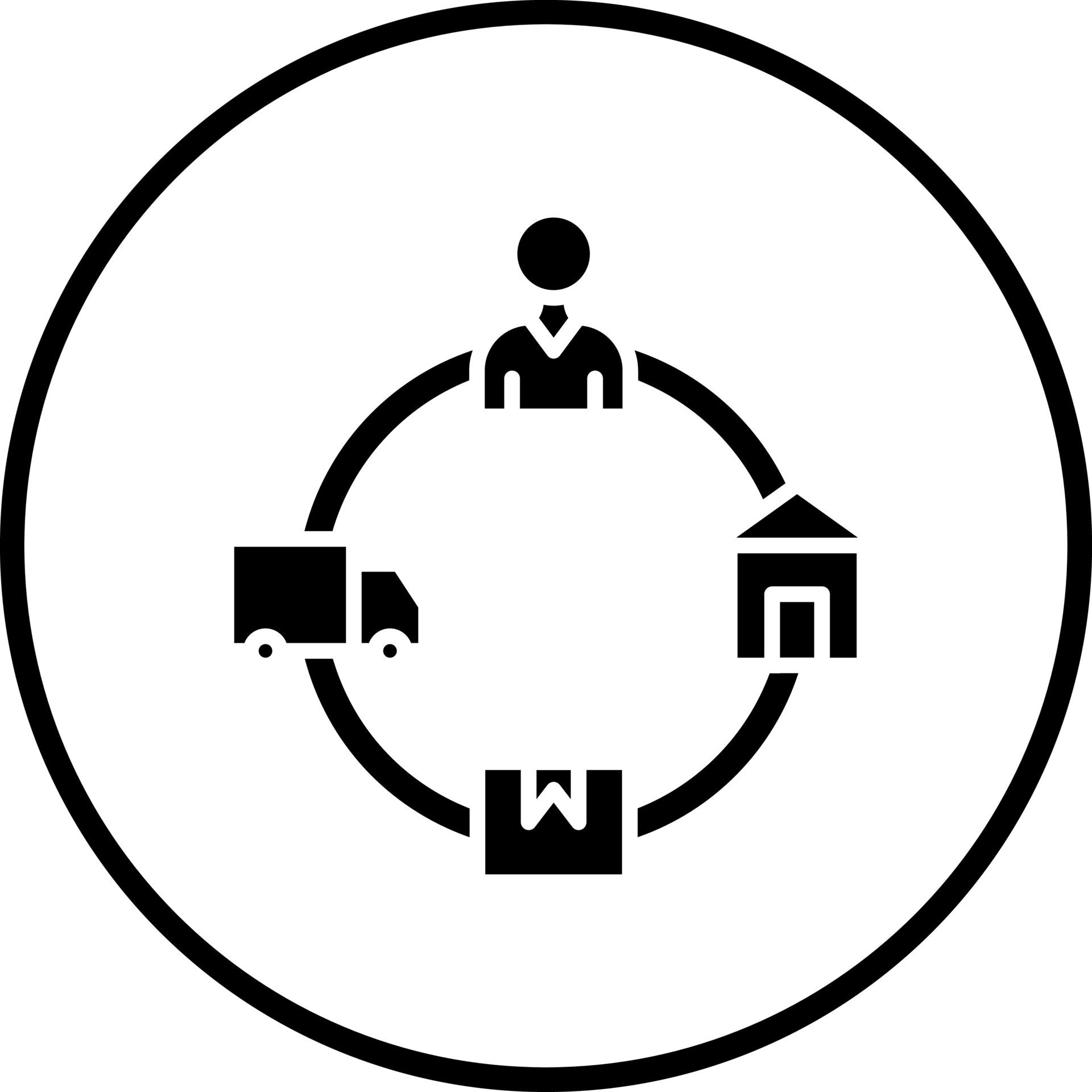 Circular Supply Chain Vector Icon Style 22236356 Vector Art At Vecteezy