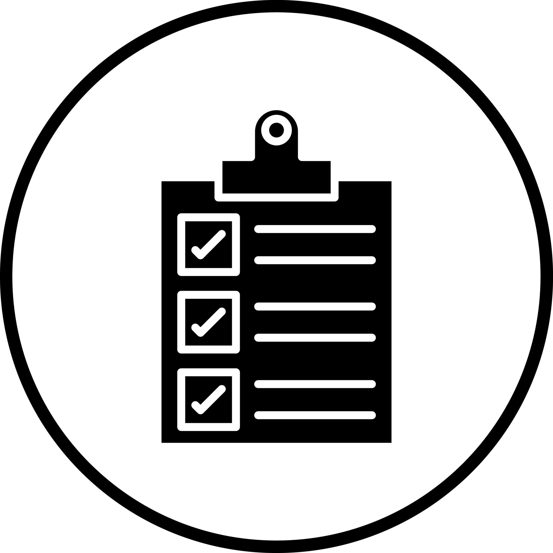 Tasks Checklist Vector Icon Style 22237604 Vector Art at Vecteezy