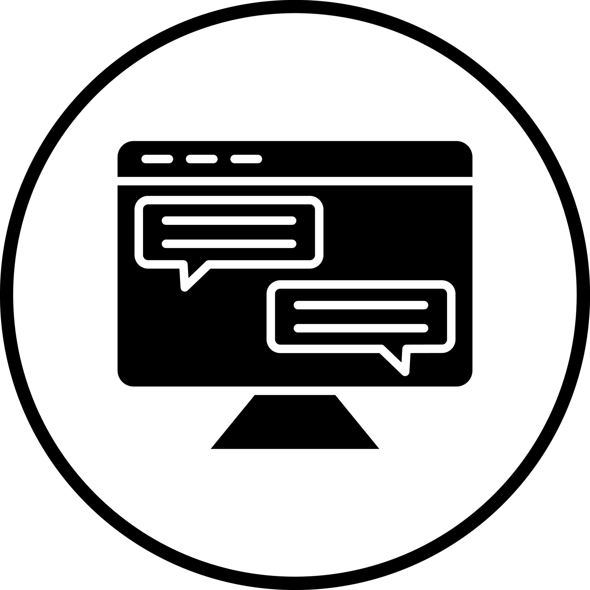 Live Chat Vector Icon Style 22237918 Vector Art at Vecteezy Live Chat Vector Icon Style 22237918 Vector Art at Vecteezy