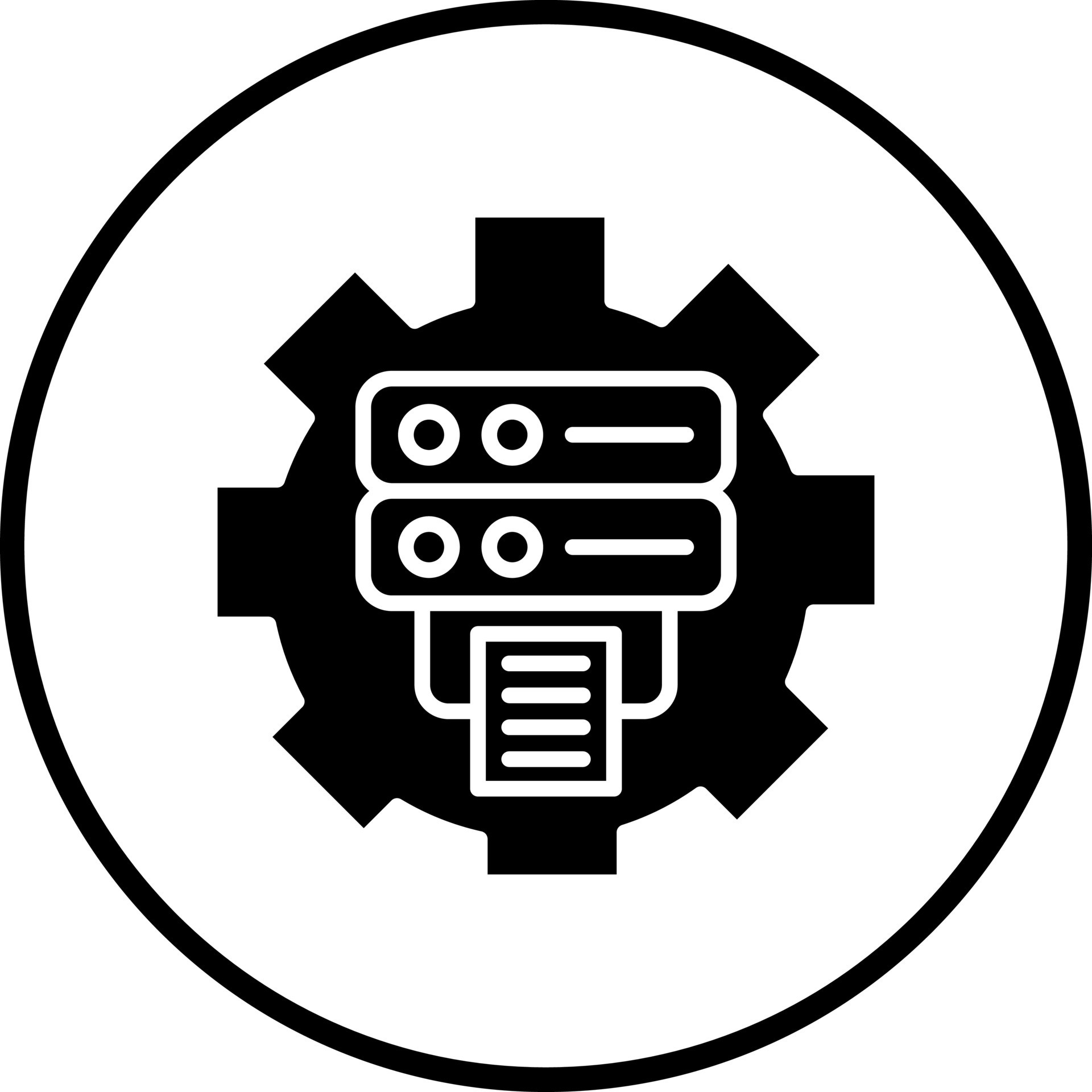 Data Processing Vector Icon Style 22238076 Vector Art at Vecteezy