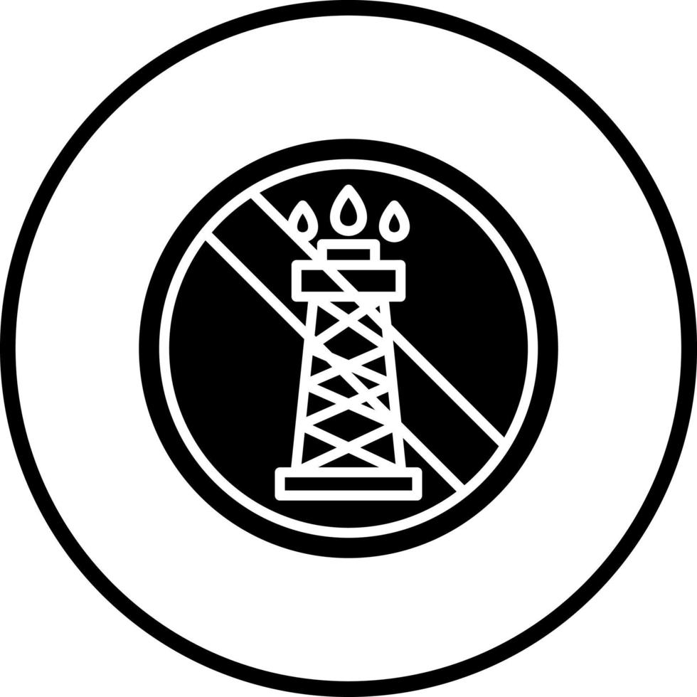 No Fossil Fuels Vector Icon Style 22239134 Vector Art At Vecteezy