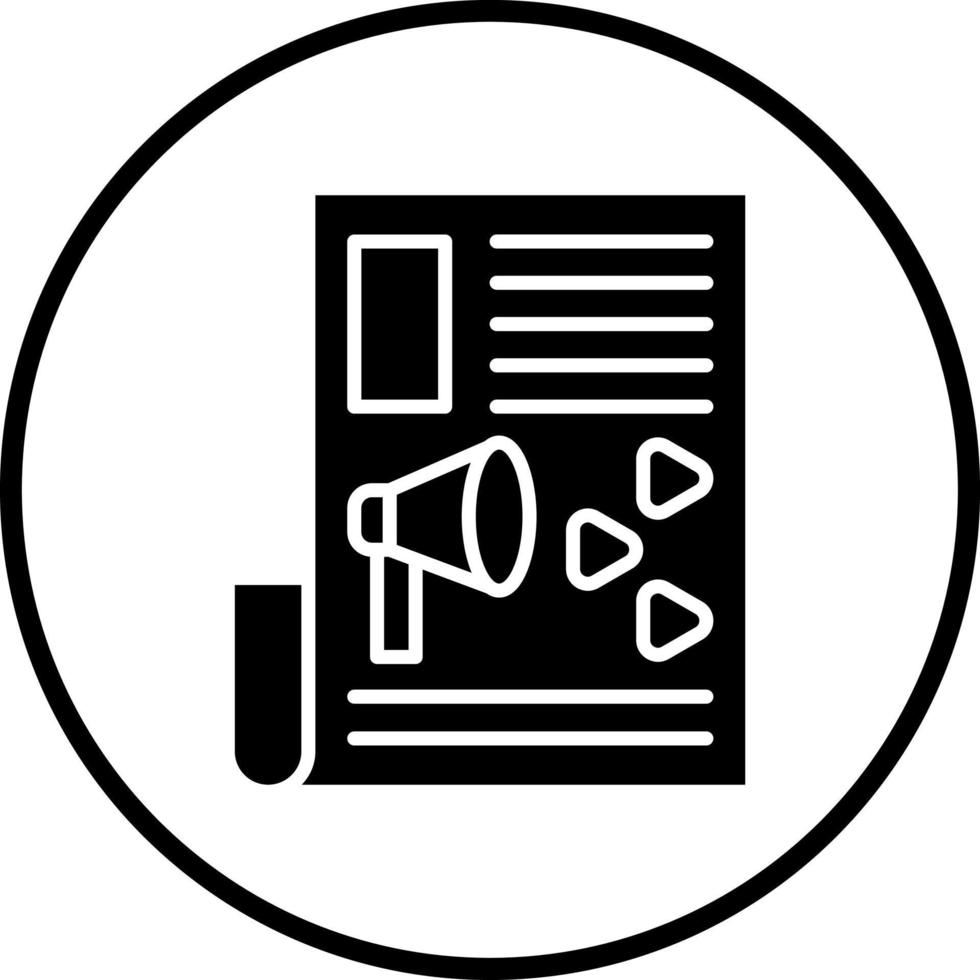 Advertorial Vector Icon Style 22239364 Vector Art at Vecteezy