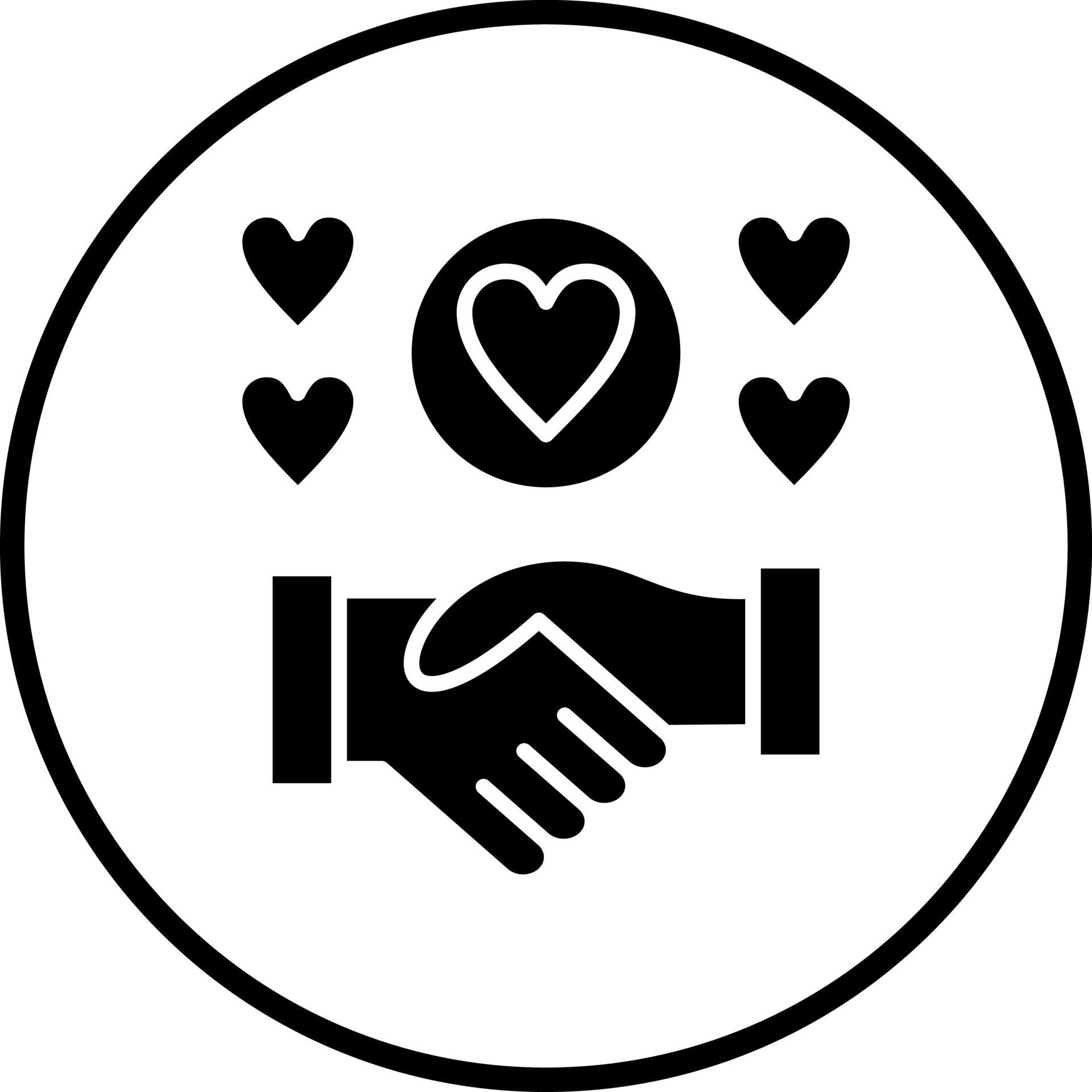 Helping Hand Vector Icon Style 22240317 Vector Art at Vecteezy