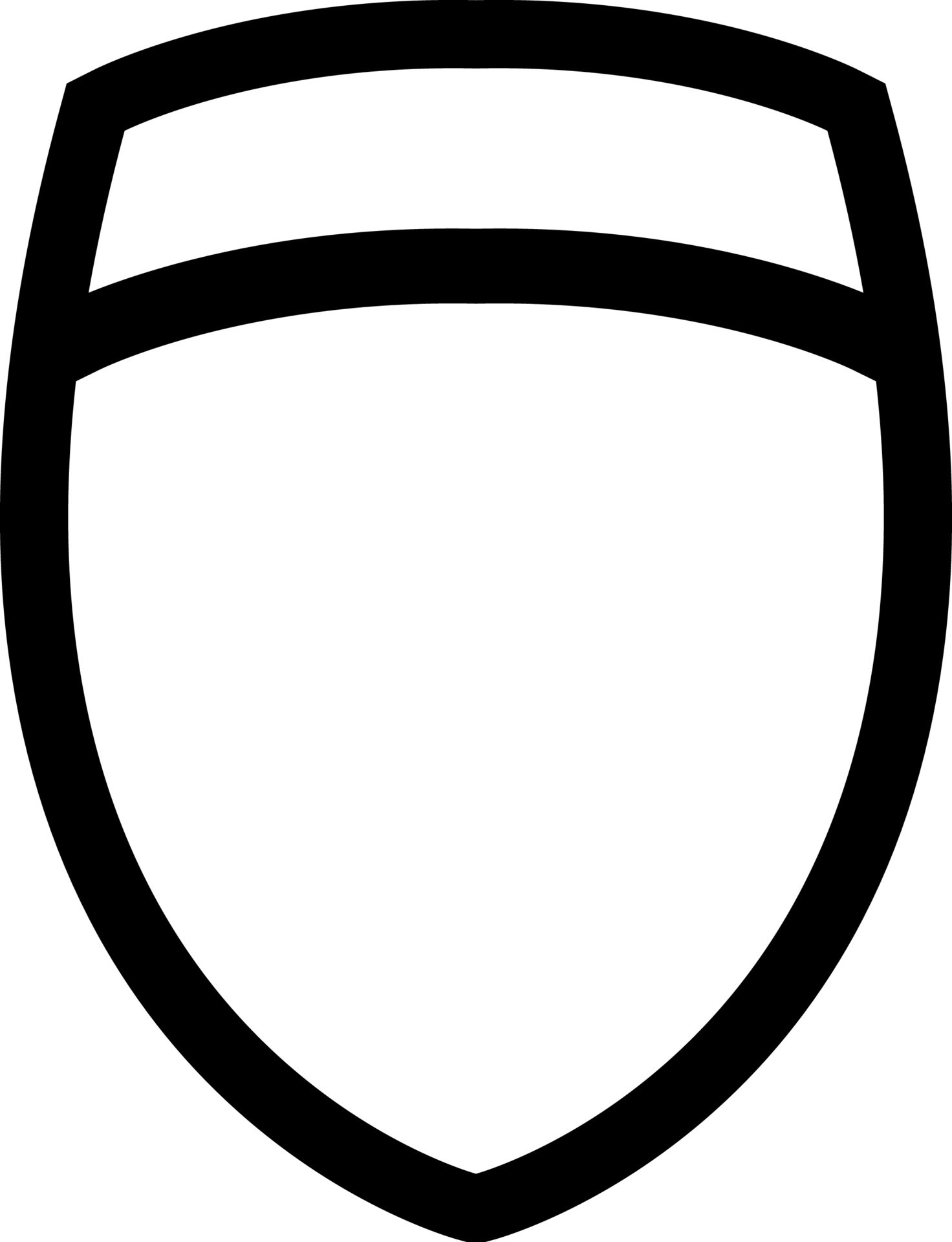 Icon Template Data Protection Shield For The Logo 22245095 Vector Art
