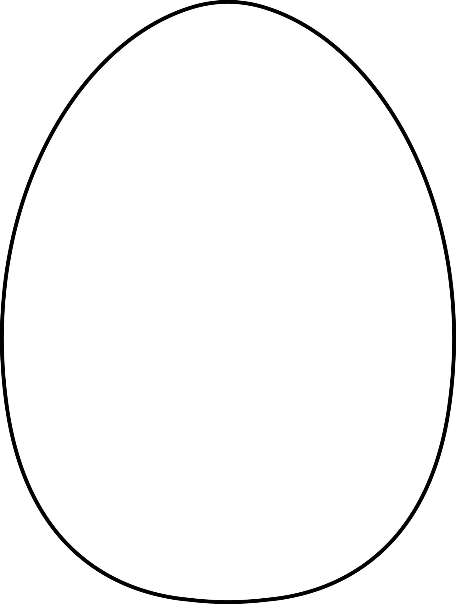 Egg Outline Shapes Template For Design 22245115 Vector Art At Vecteezy