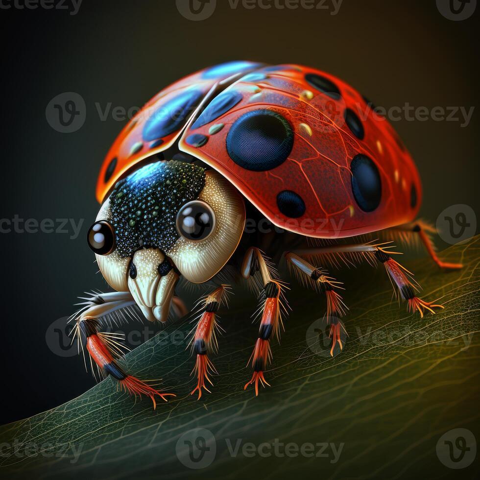 A ladybug insect close up image 22249007 Stock Photo at Vecteezy