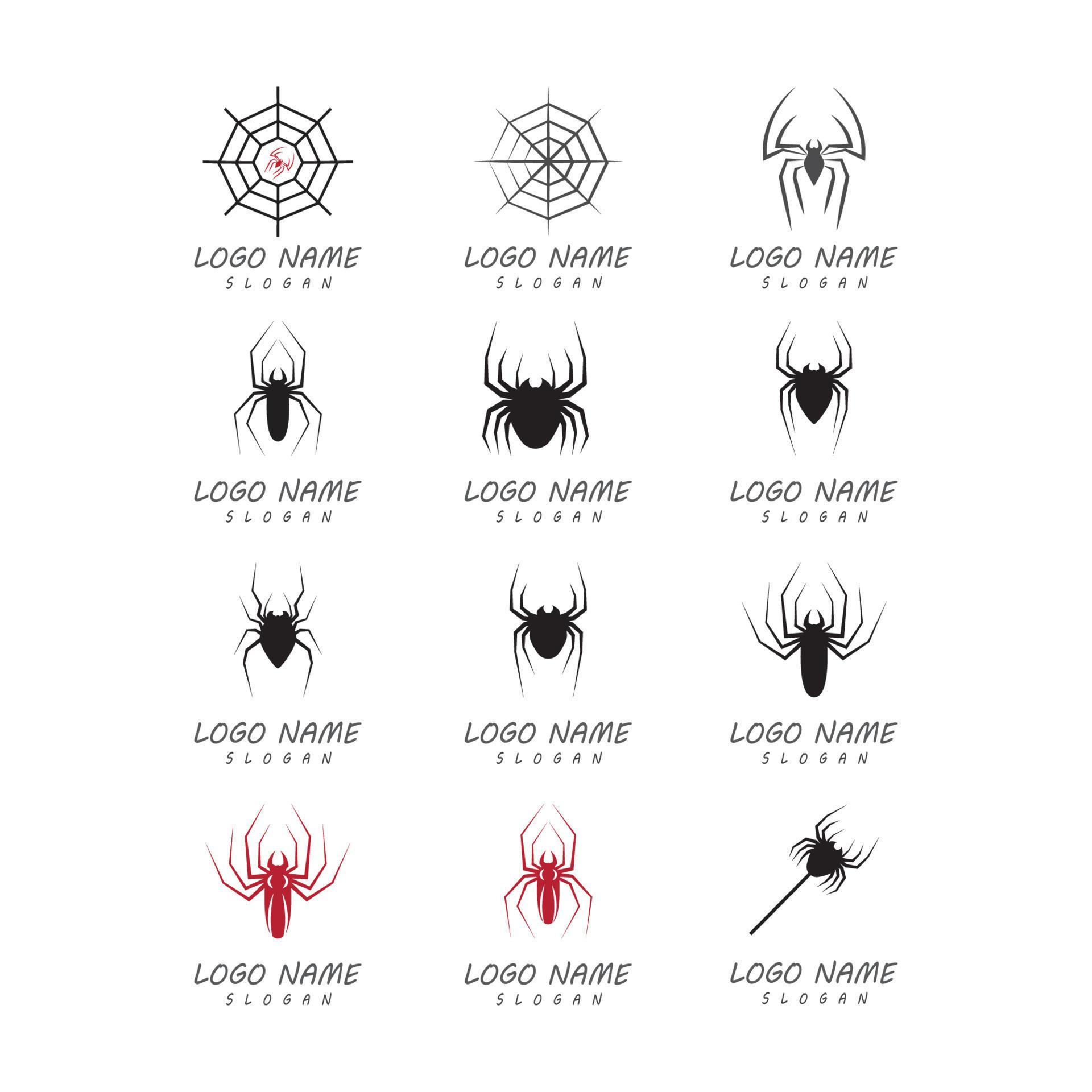 Spider Logo Template vector symbol design 22251510 Vector Art at Vecteezy