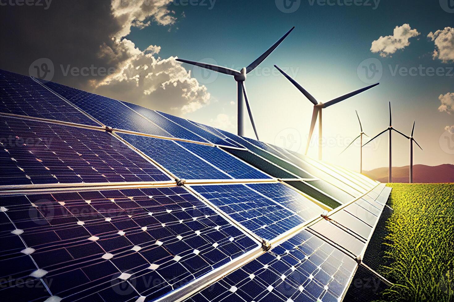 Solar Wind Energy Stock Photos, Images and Backgrounds for Free Download