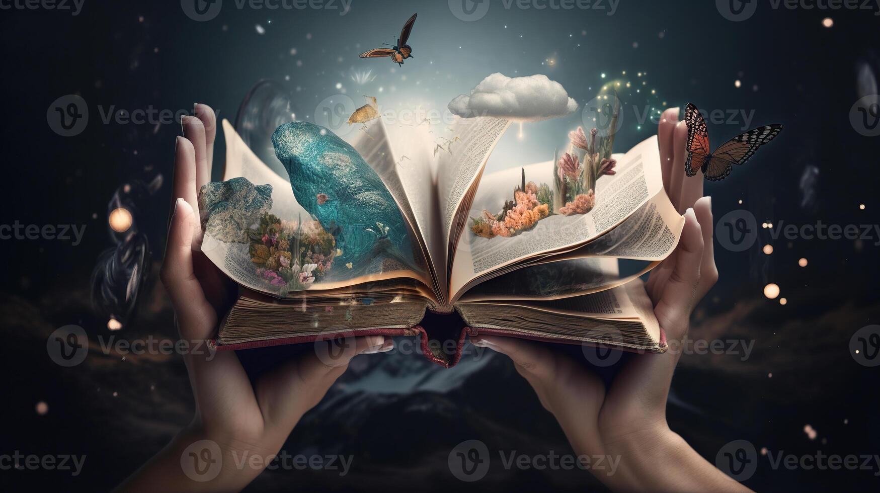 Creative Photo Manipulation World Book Day - 22256938 Stock Photo at ...