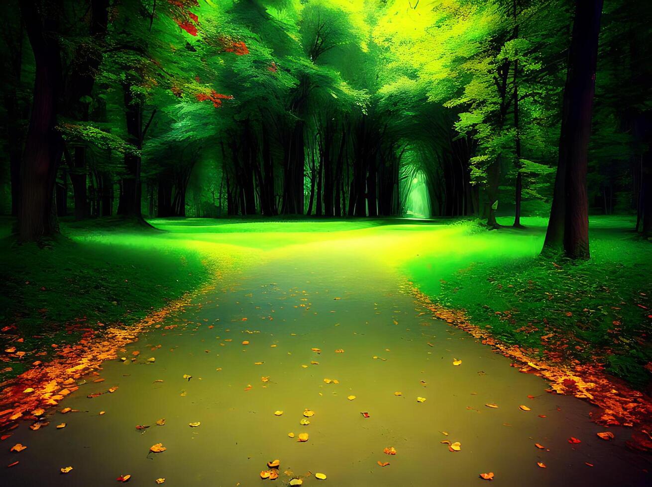 Nature Background Digital Art, AI Generated 22257217 Stock Photo at ...