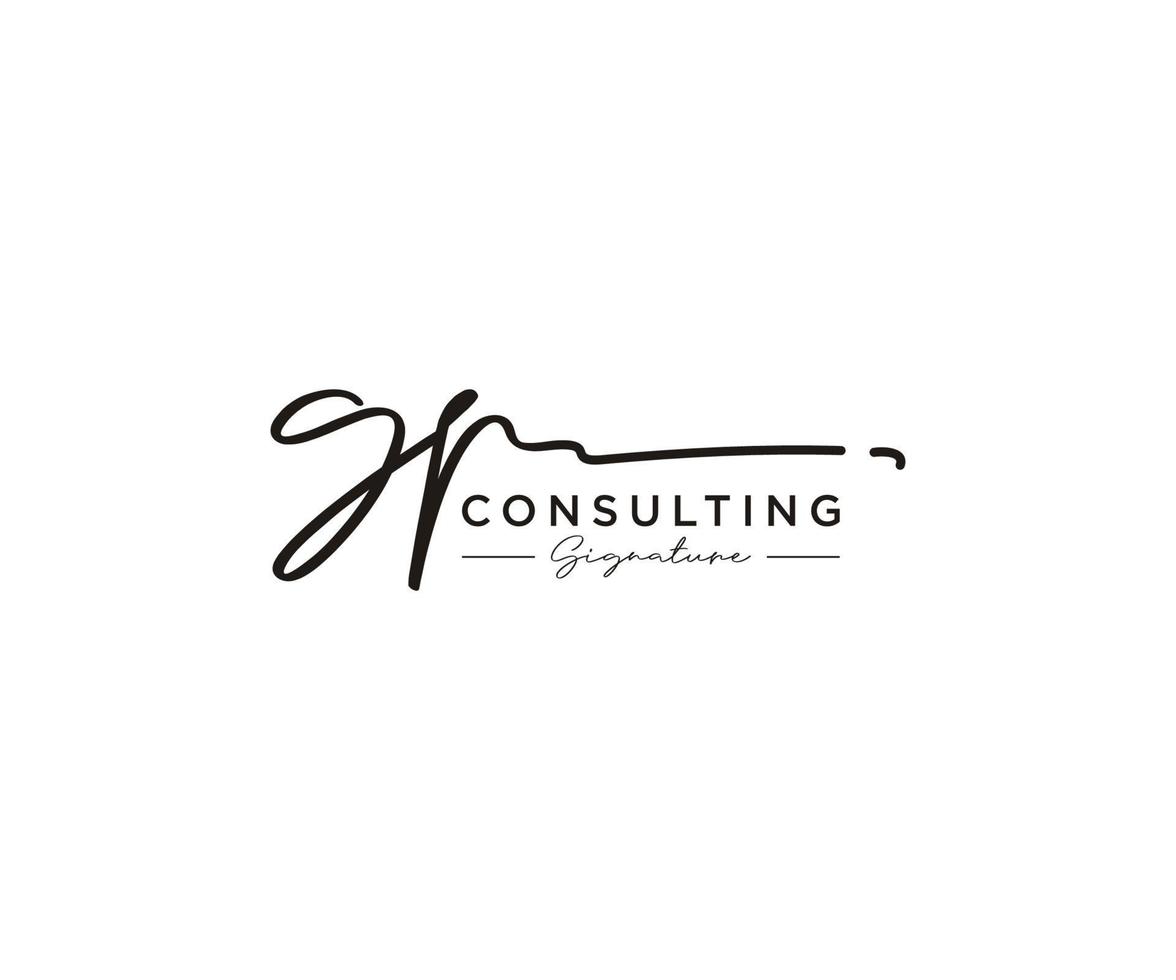 Initial Gp Signature Logo Collection Template Vector Hand Drawn