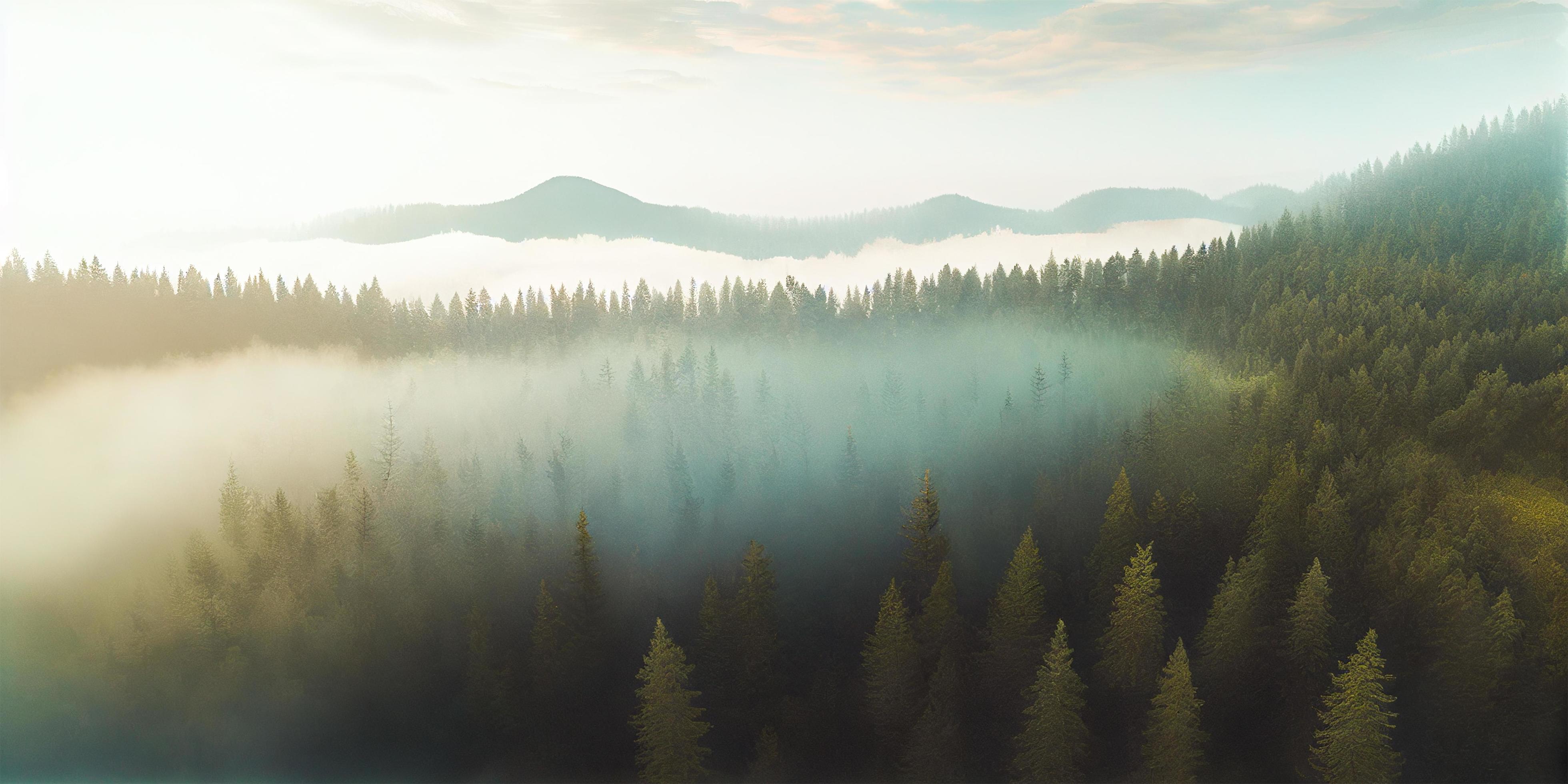 Pine Forest Wallpaper 1920x1080