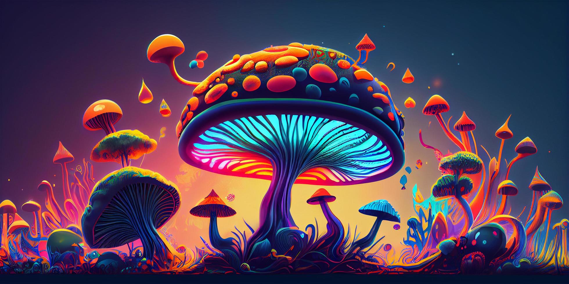 Trippy mushroom wallpaper store