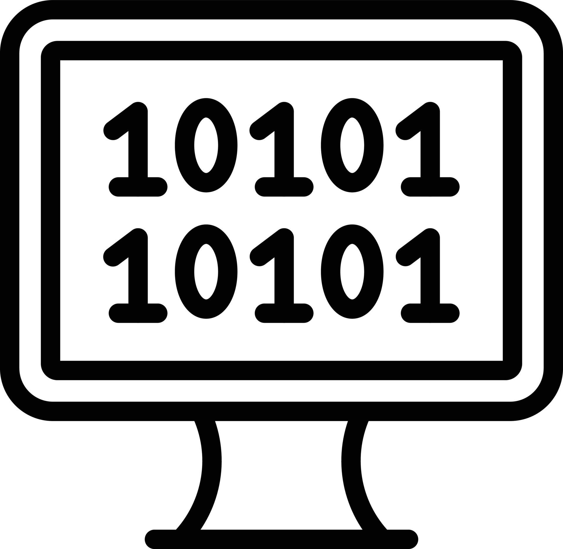 Vector Design Binary Icon Style 22269433 Vector Art At Vecteezy