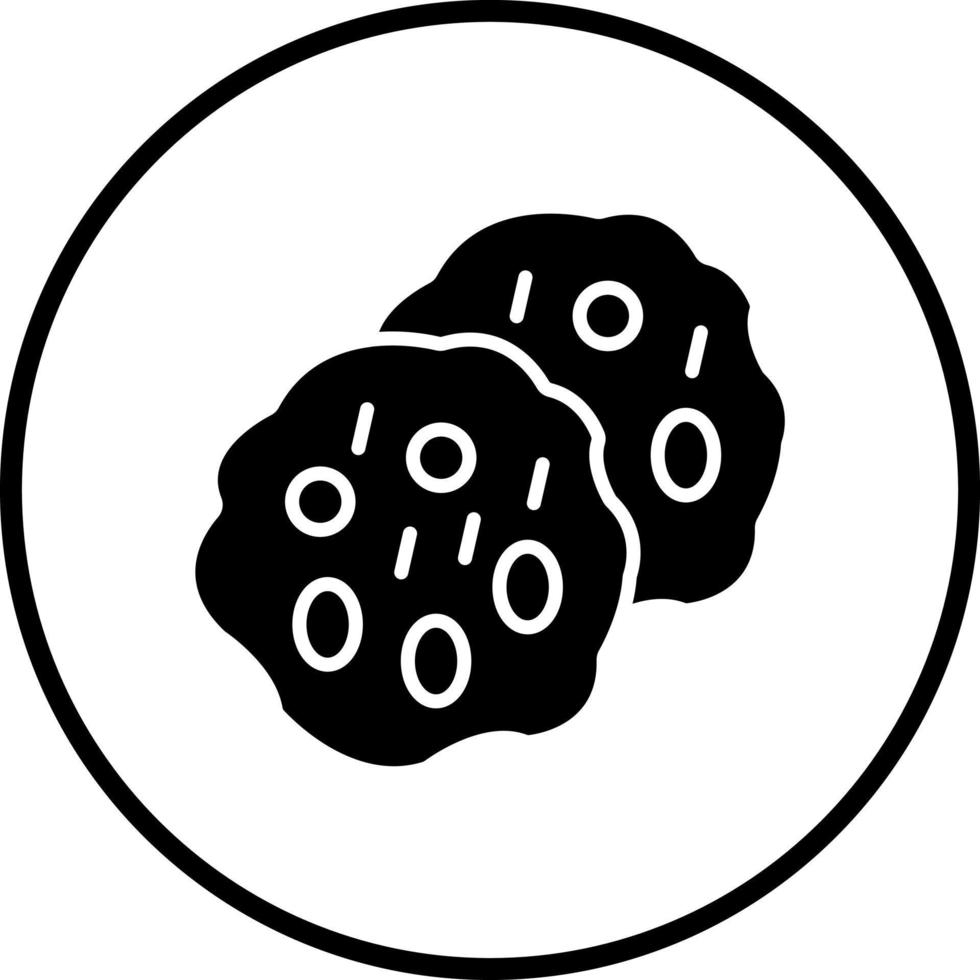 Chocolate Chip Cookie Vector Icon Style 22269520 Vector Art At Vecteezy