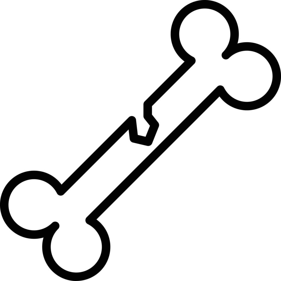 Vector Design Broken Bone Icon Style 22271251 Vector Art At Vecteezy