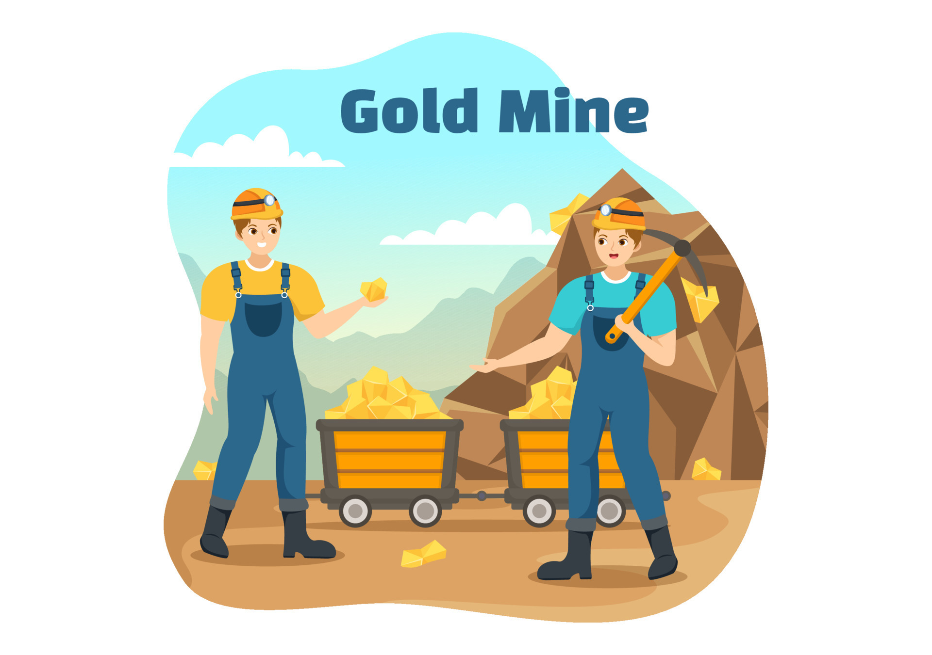 Gold Miner Clip Art