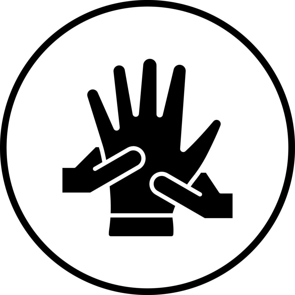 Hand Massage Vector Icon Style 22271983 Vector Art At Vecteezy