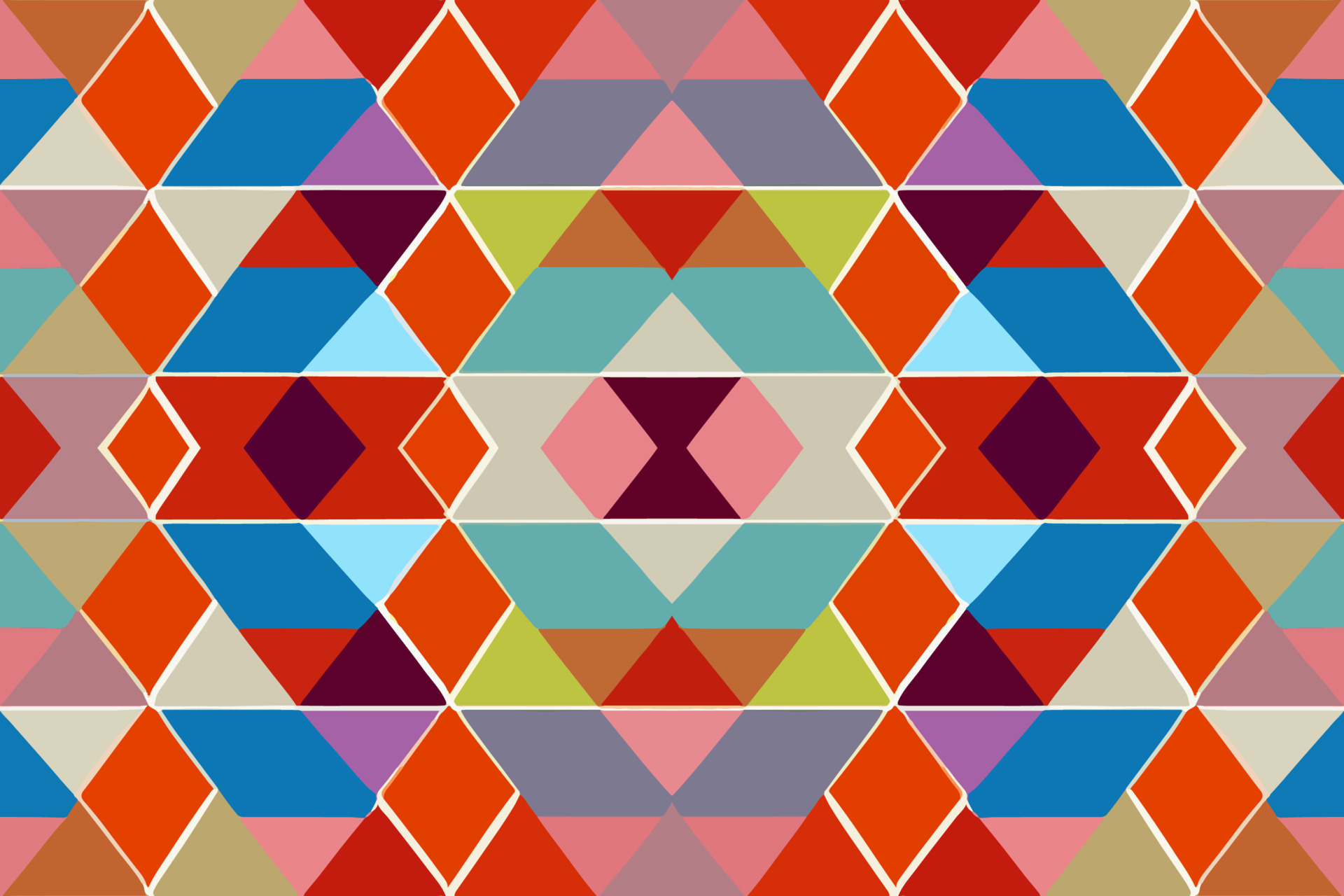 Geometric Diamonds Tripes Pattern Bright Background Abstract Graphic