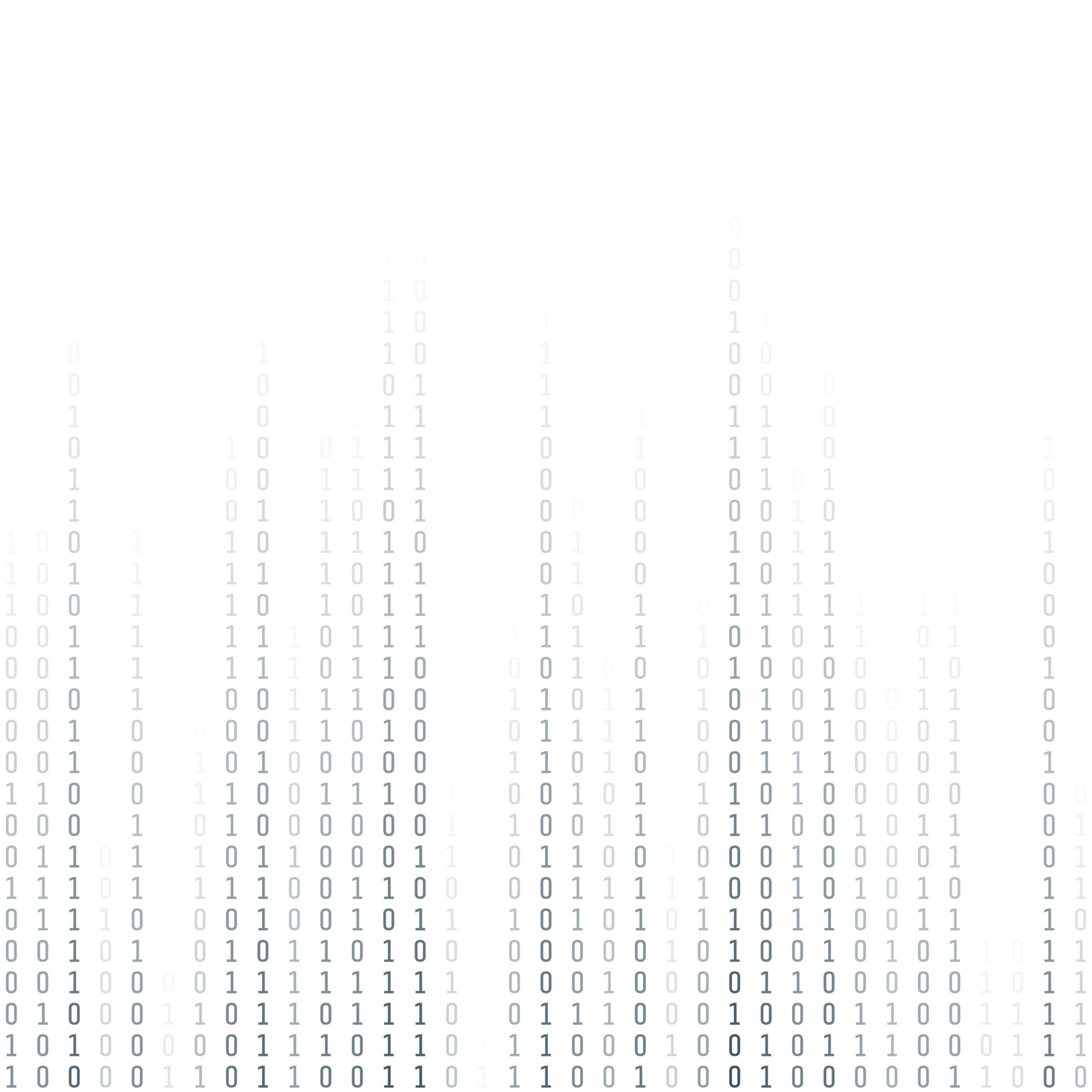 Binary Coding Computer Digital Data Encryption And Algorithms Vector Illustration Isolated On