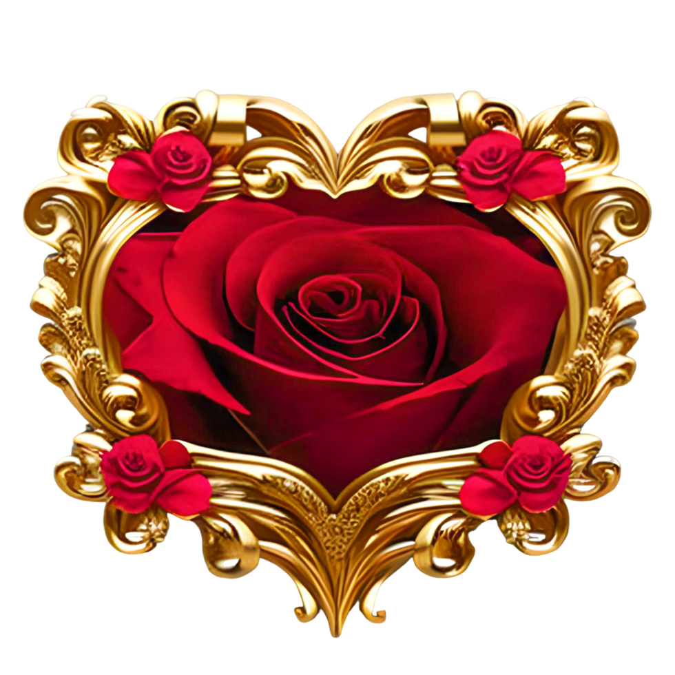 Beautifull Red Roses Flower Frame 22274592 Png