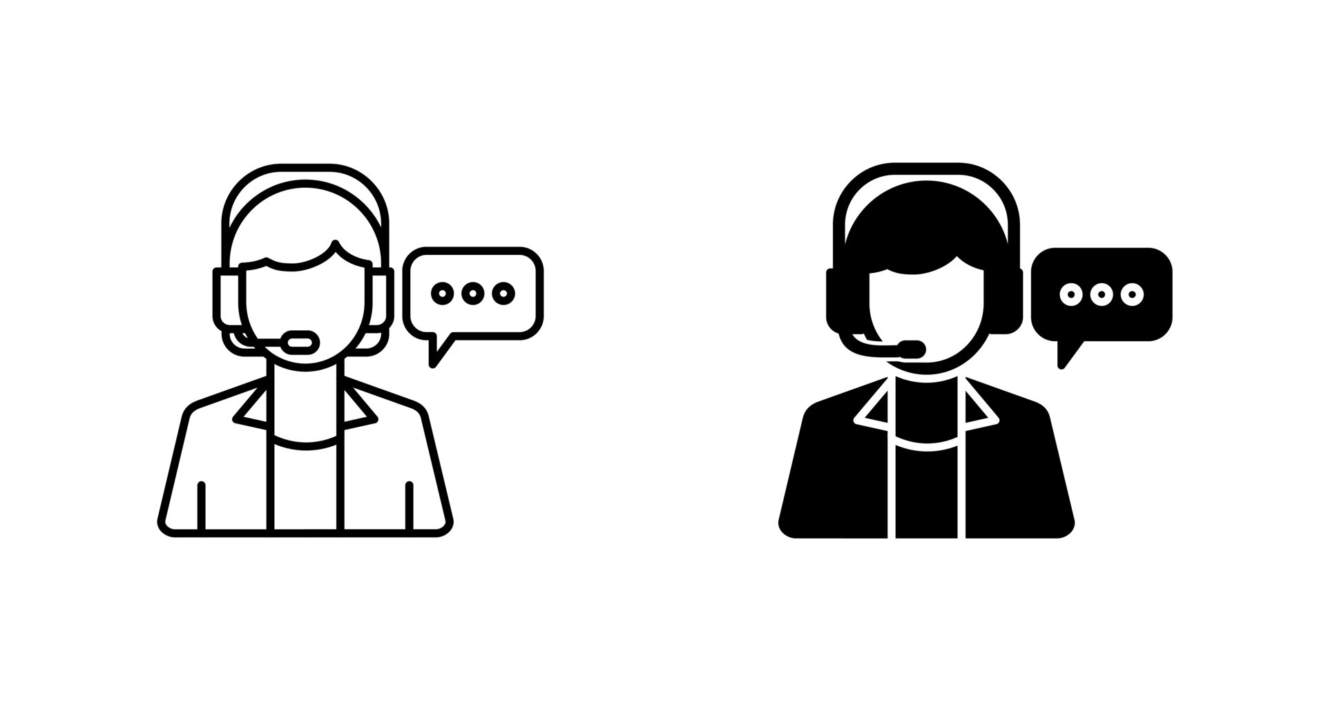 Customer Service Vector Icon 22280347 Vector Art at Vecteezy