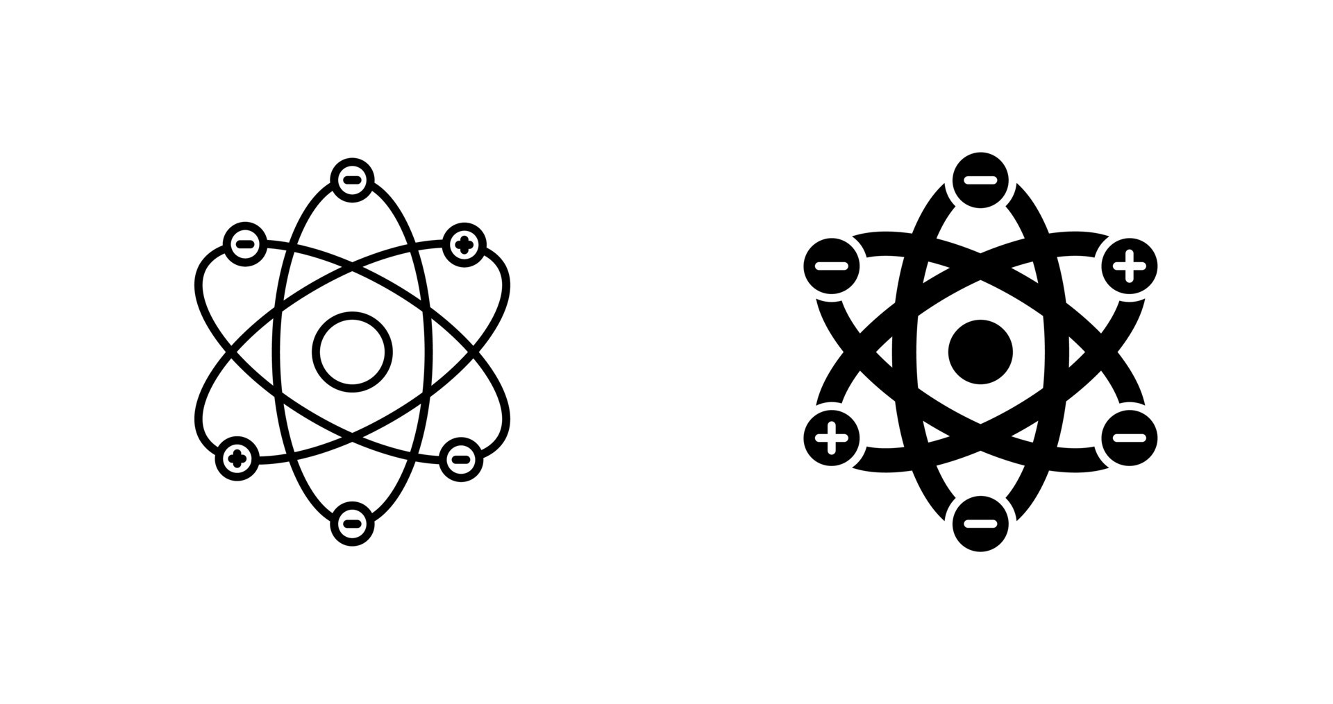 Atom Structure Vector Icon 22280407 Vector Art at Vecteezy